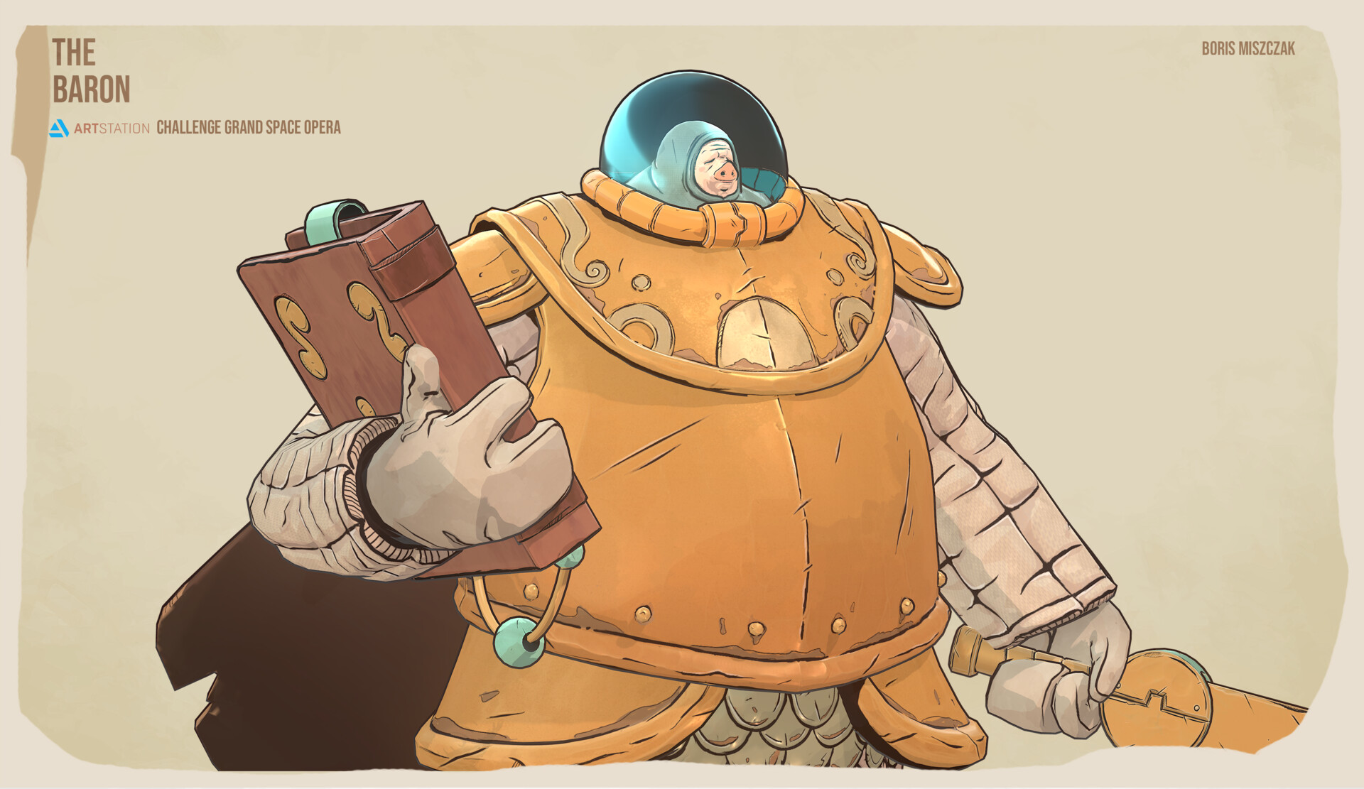 ArtStation - The Baron (Artstation Challenge 2021)