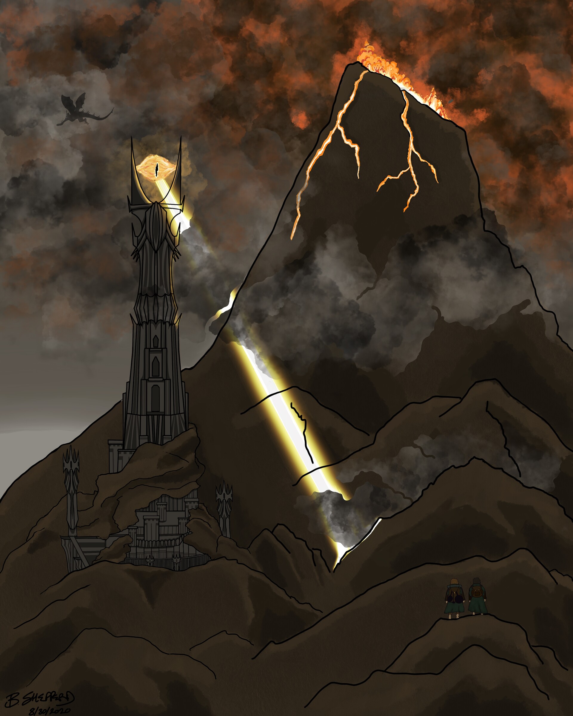 ArtStation - Mt. Doom