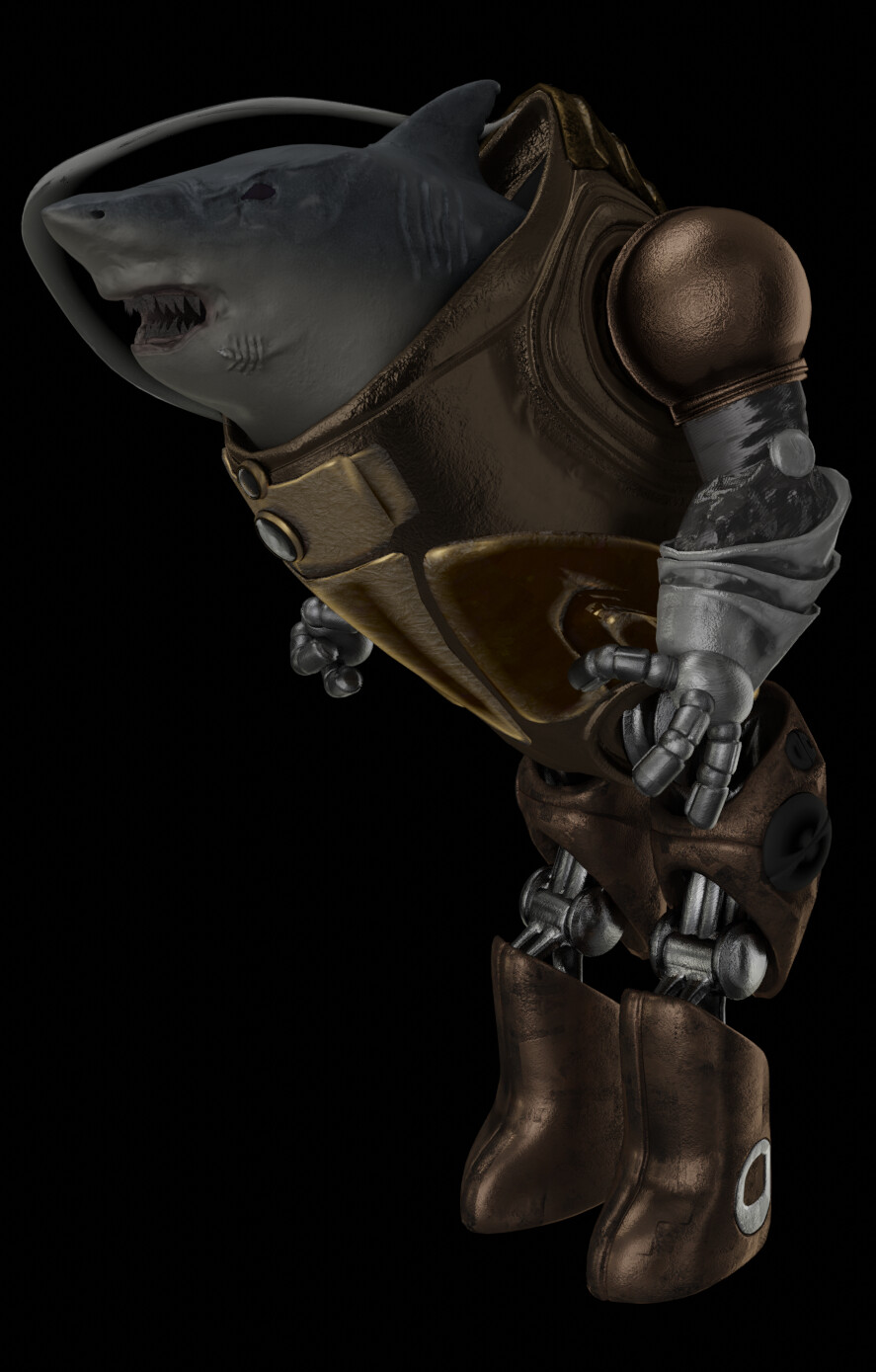 ArtStation - mech shark