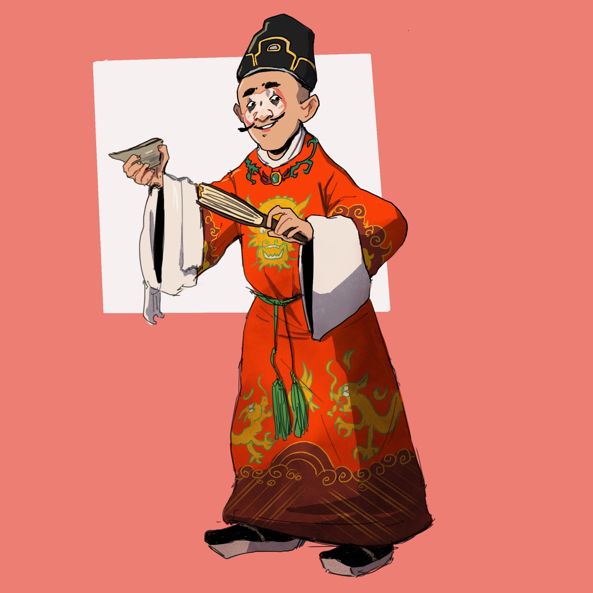 Matea Stević - Peking opera illustrations