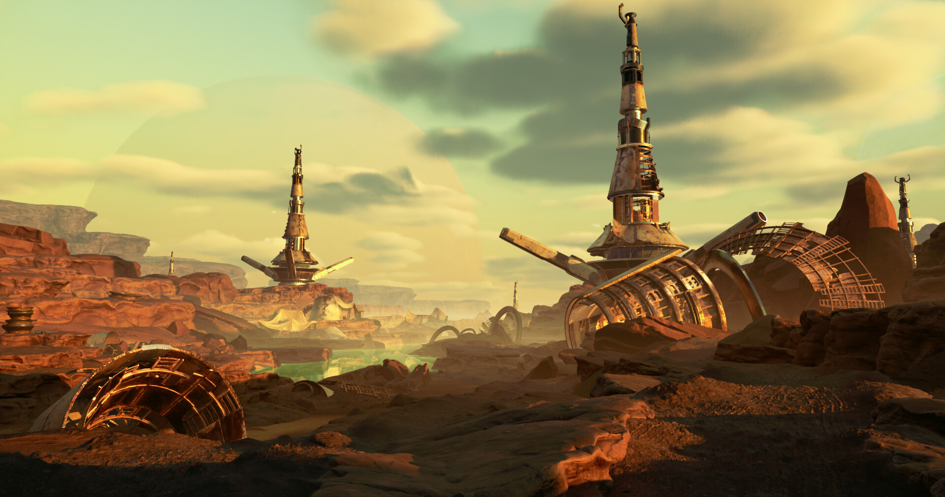 Jake Guest - Grand Space Opera - UE4 Game Environment - Artstation ...