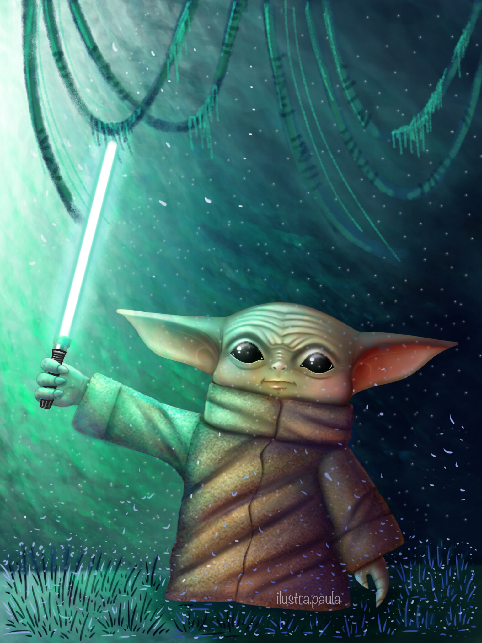 ArtStation - Baby Yoda - Grogu fan art