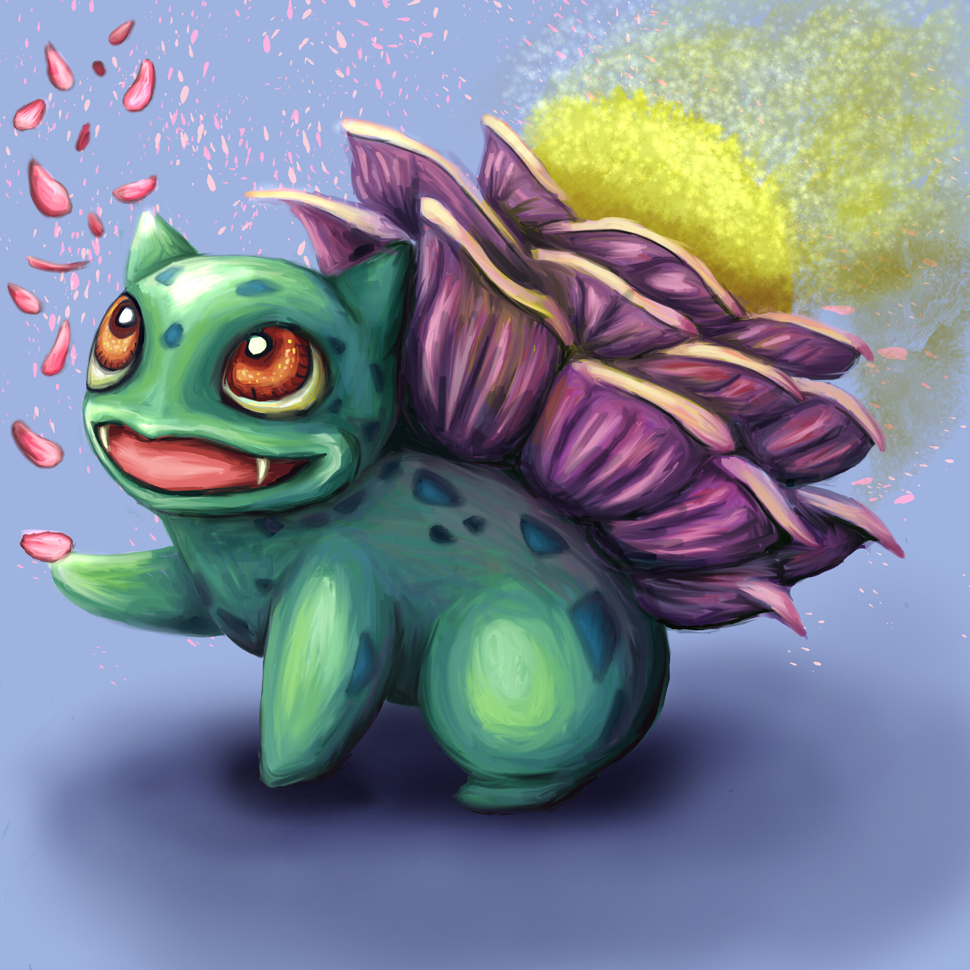 ArtStation - Bulbasaur In Bloom