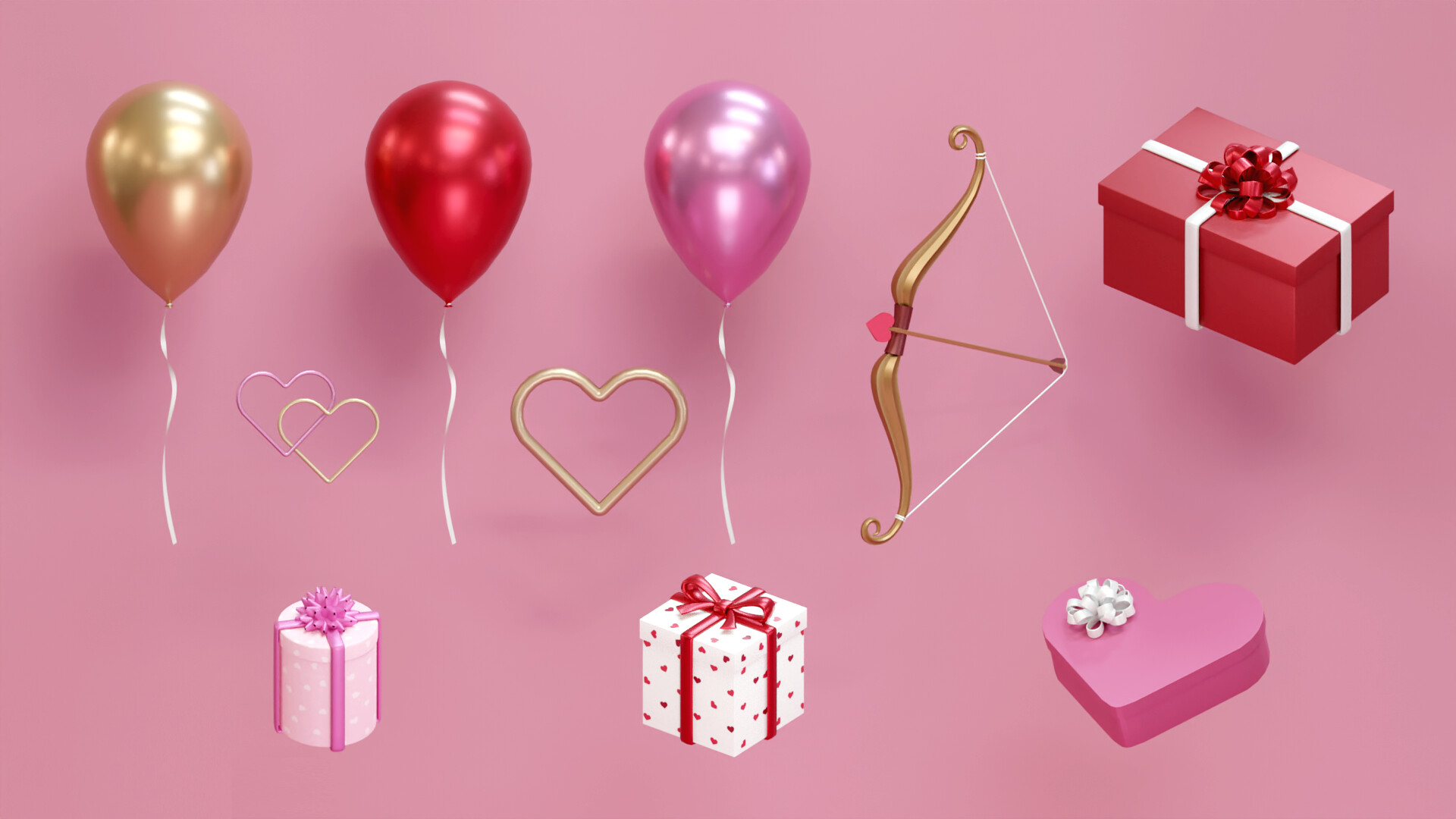 ArtStation - Valentine's Day asset pack