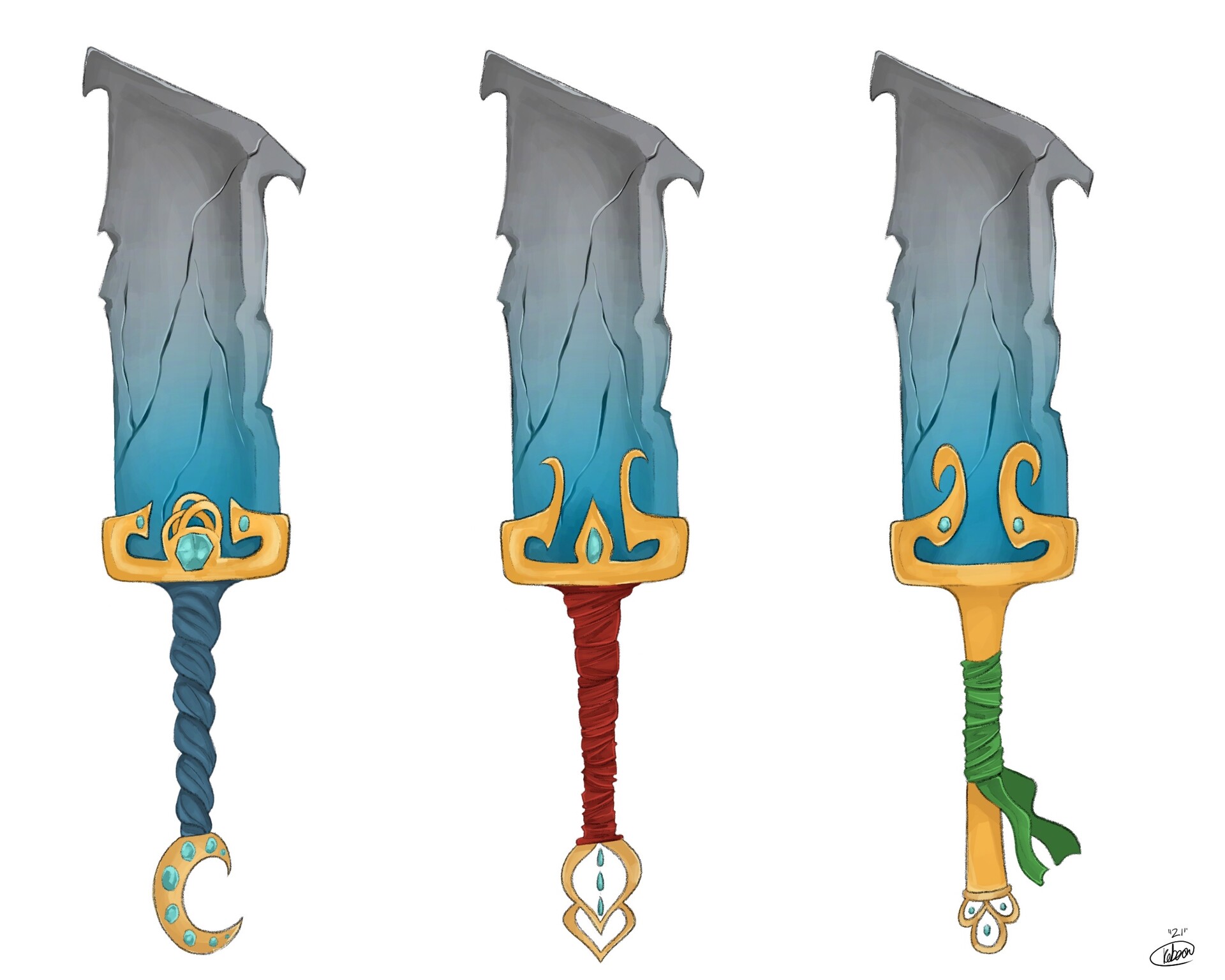 ArtStation - Magic sword concept