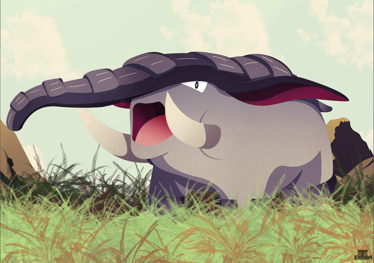 ArtStation - Donphan - The Ground Elephant
