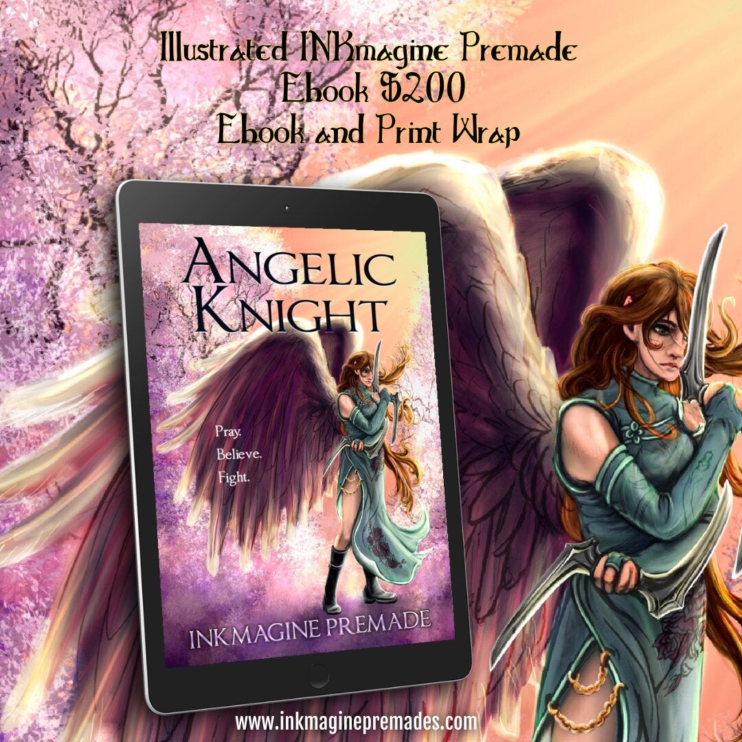 Care Halverson - Fantasy Premade Book Cover: Angelic Knight
