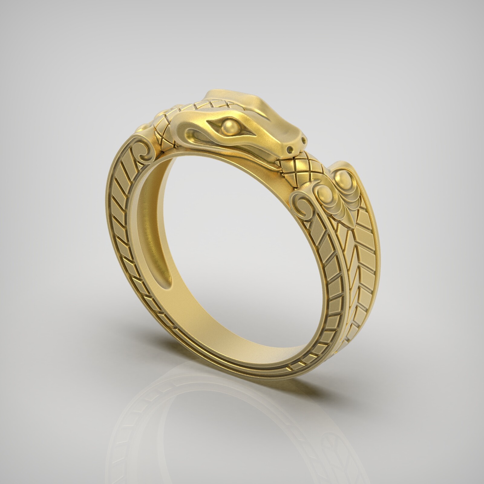 ArtStation - snake ring