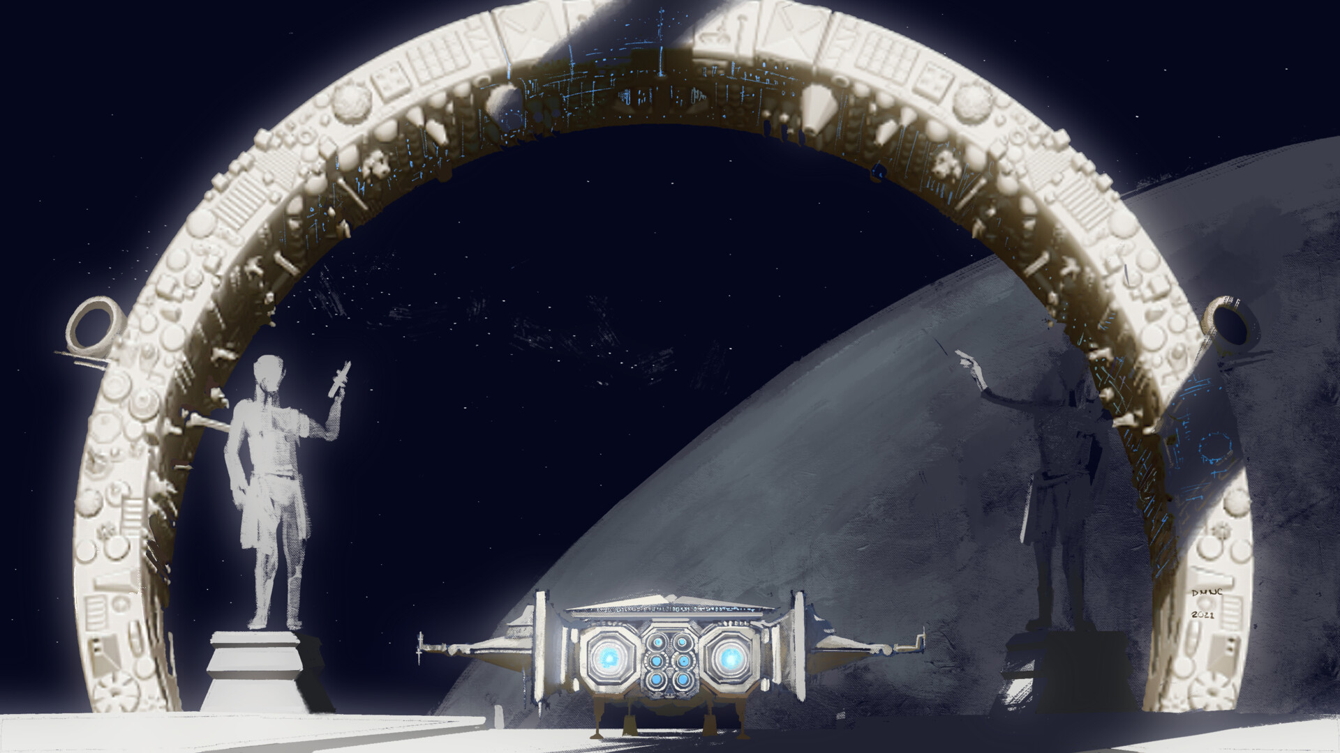 ArtStation - Orion Hyperspace Gate - Concept Art