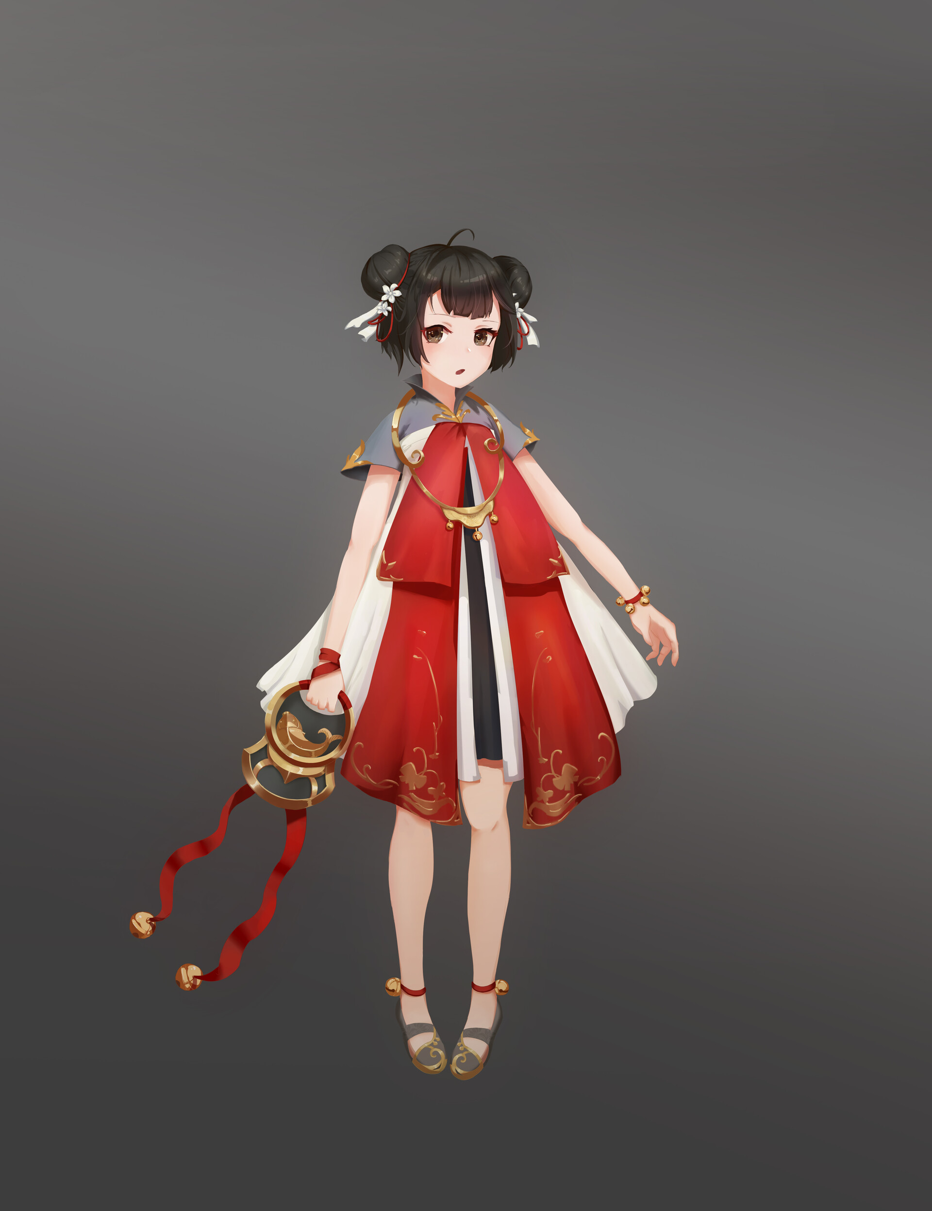 ArtStation - Little red girl