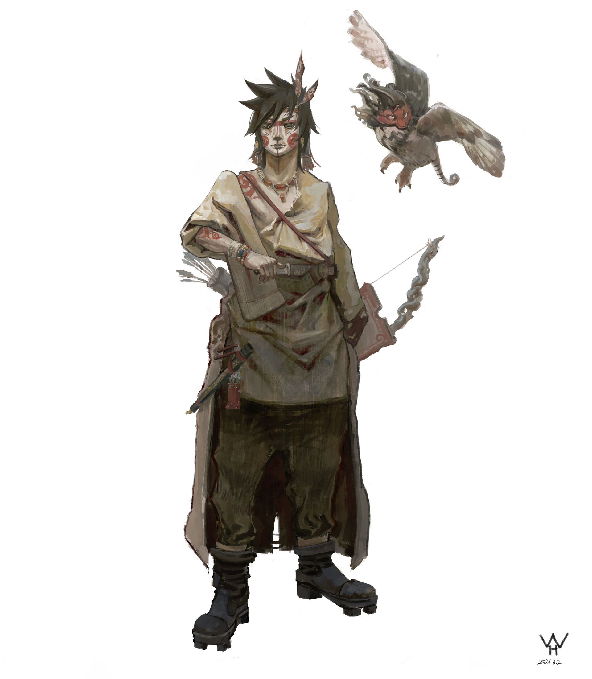 ArtStation - Some Tibetan characters