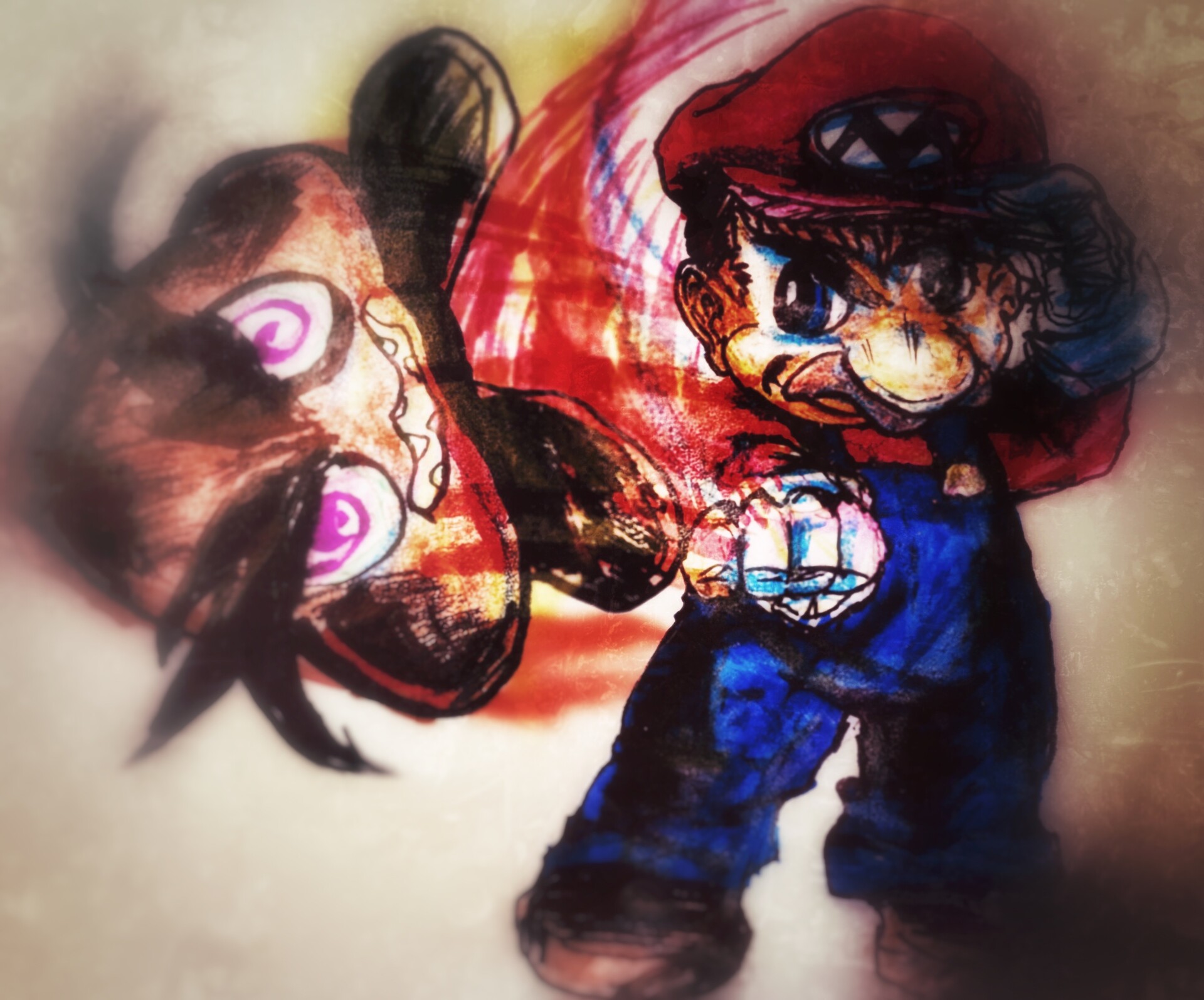 ArtStation - Mario punch