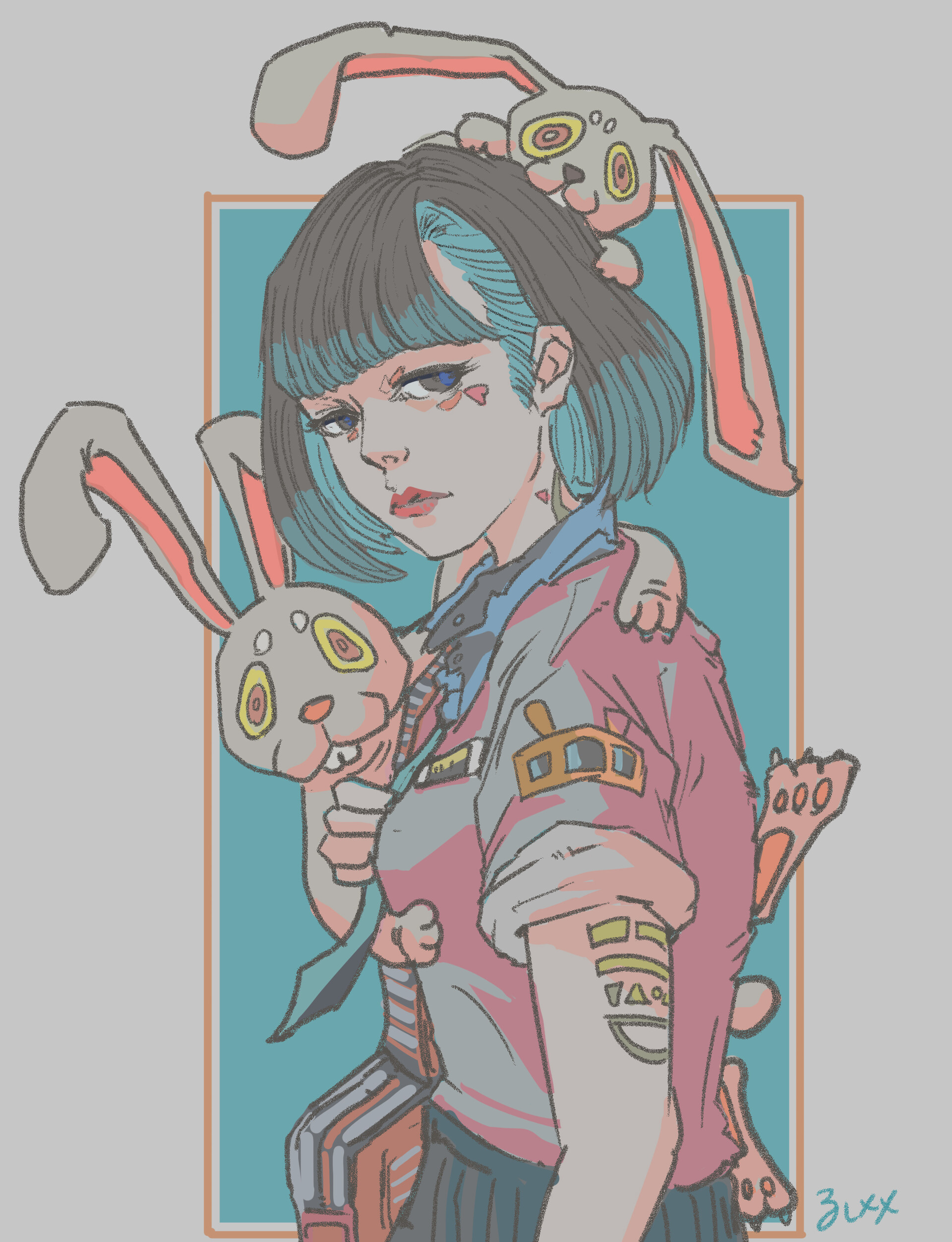 ArtStation - crazy rabbit