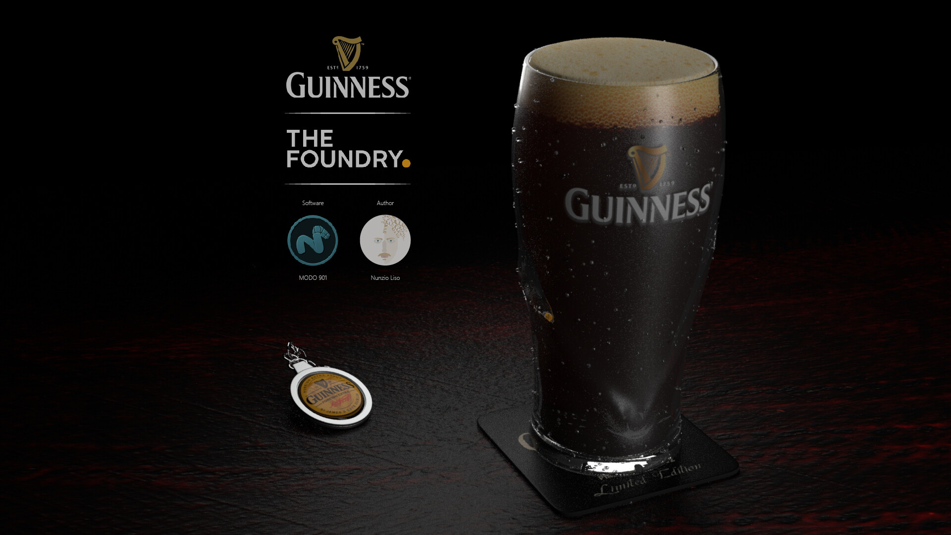ArtStation - Guinness pint 3D model