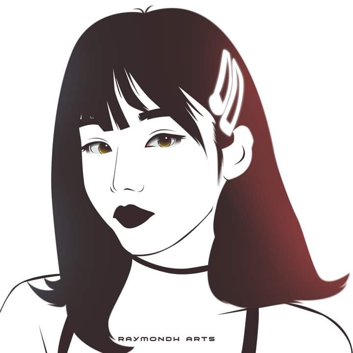 ArtStation - Lineart Girl