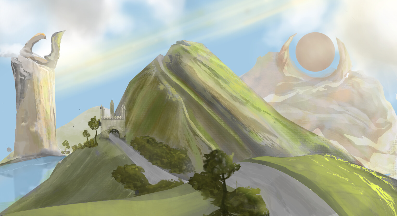 ArtStation - Beam of life.