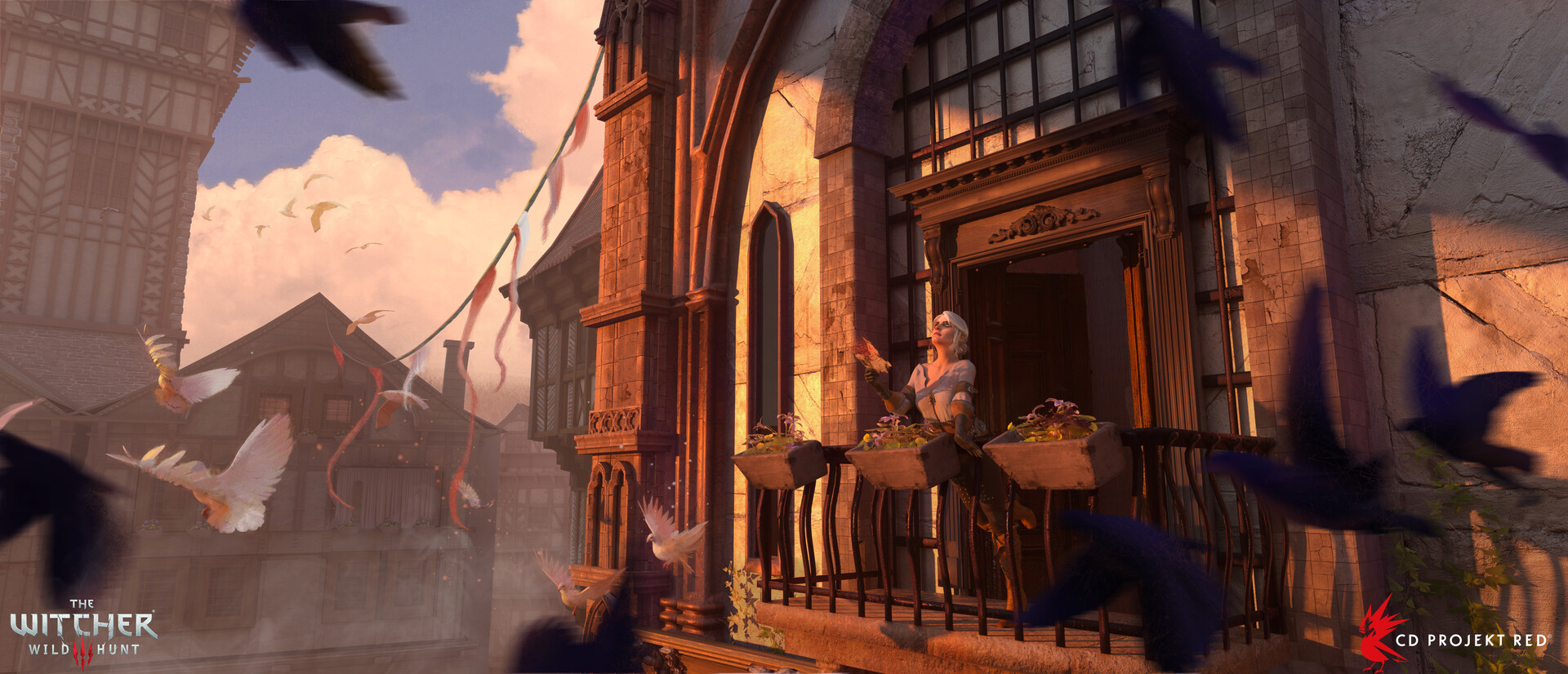 ArtStation - The Witcher 3: Wild Hunt：Balcony