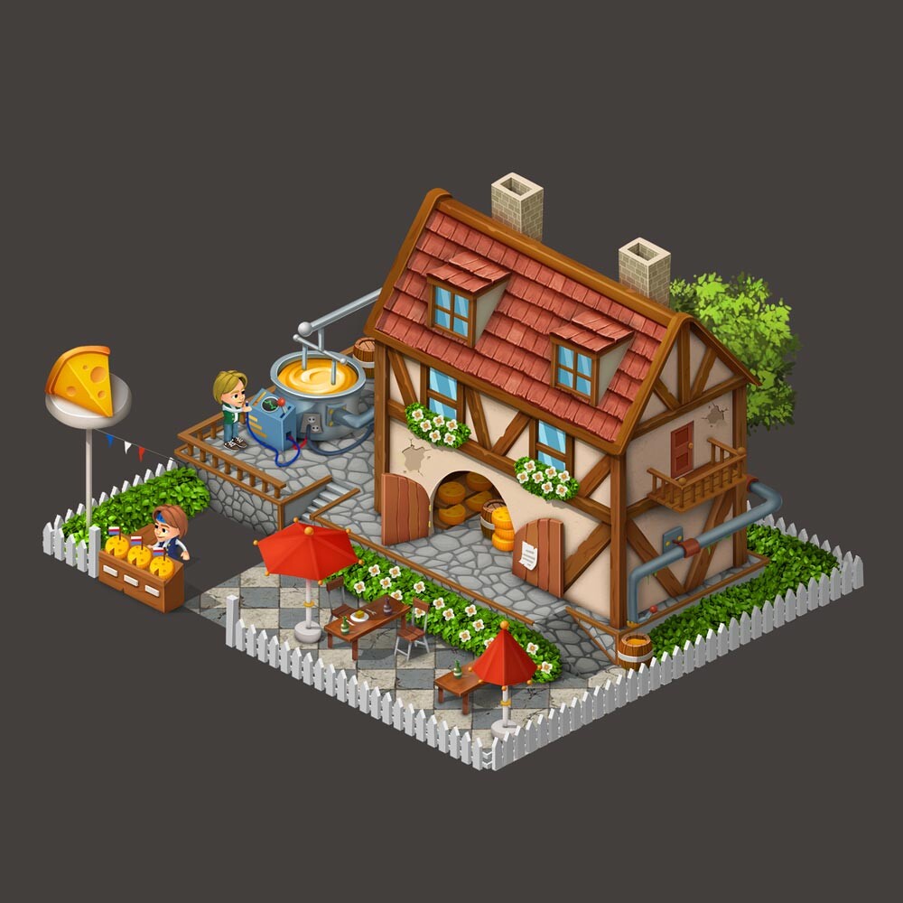 ArtStation - Cheese house
