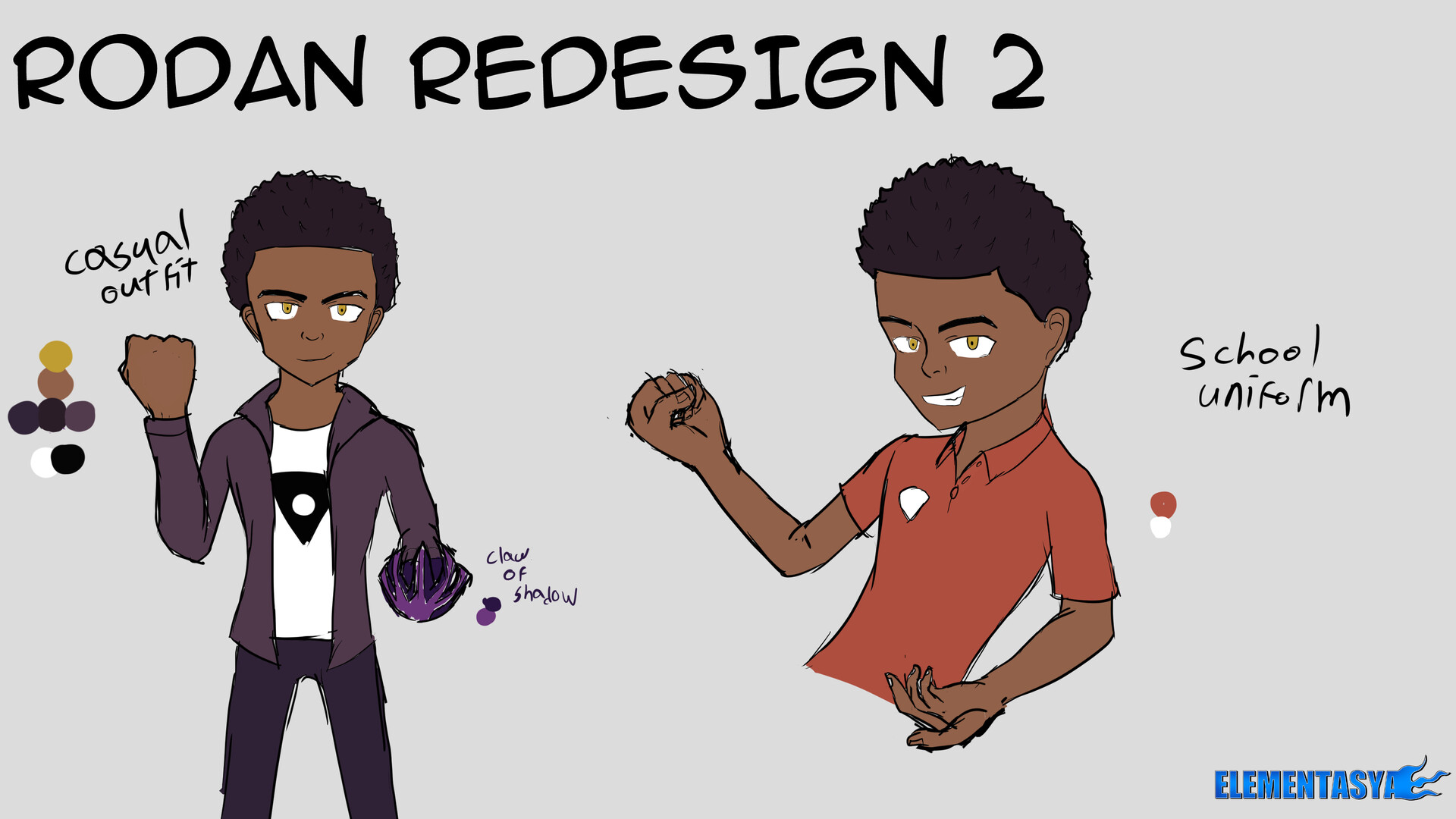 ArtStation - Rodan character design sheets