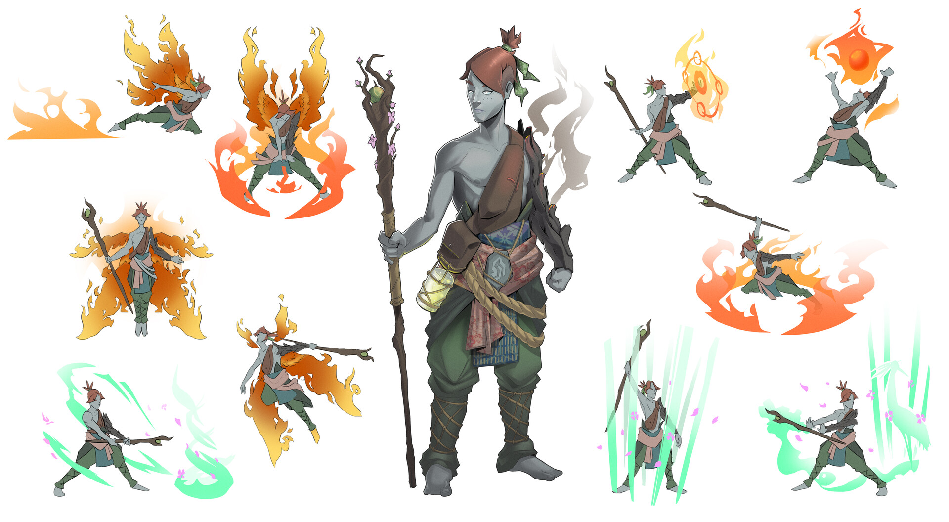 ArtStation - Wildfire Druid