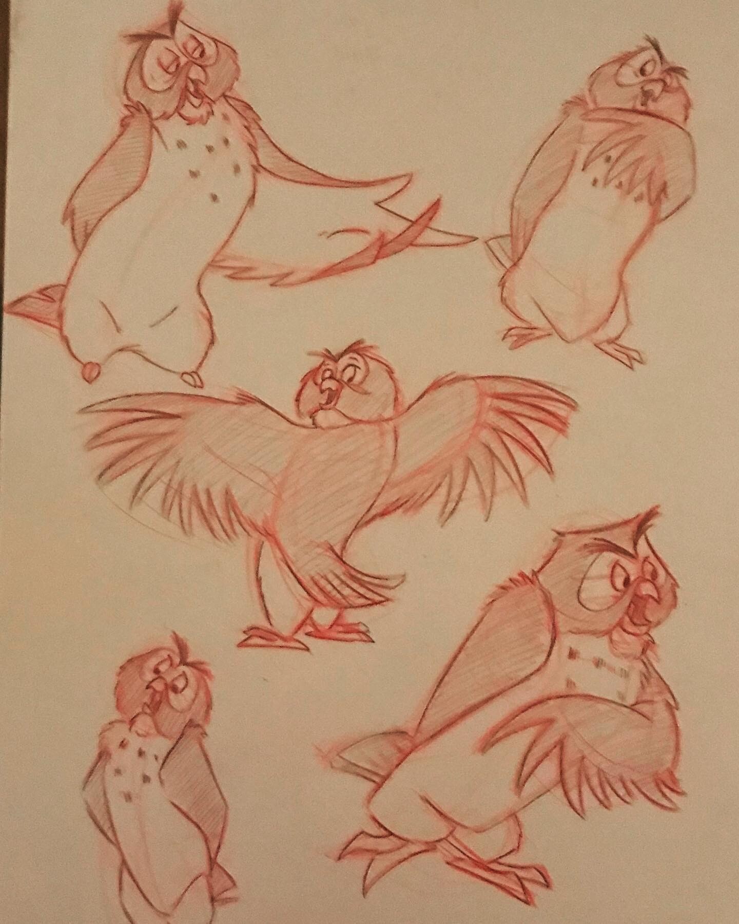 how to draw owl from winnie the pooh step by step