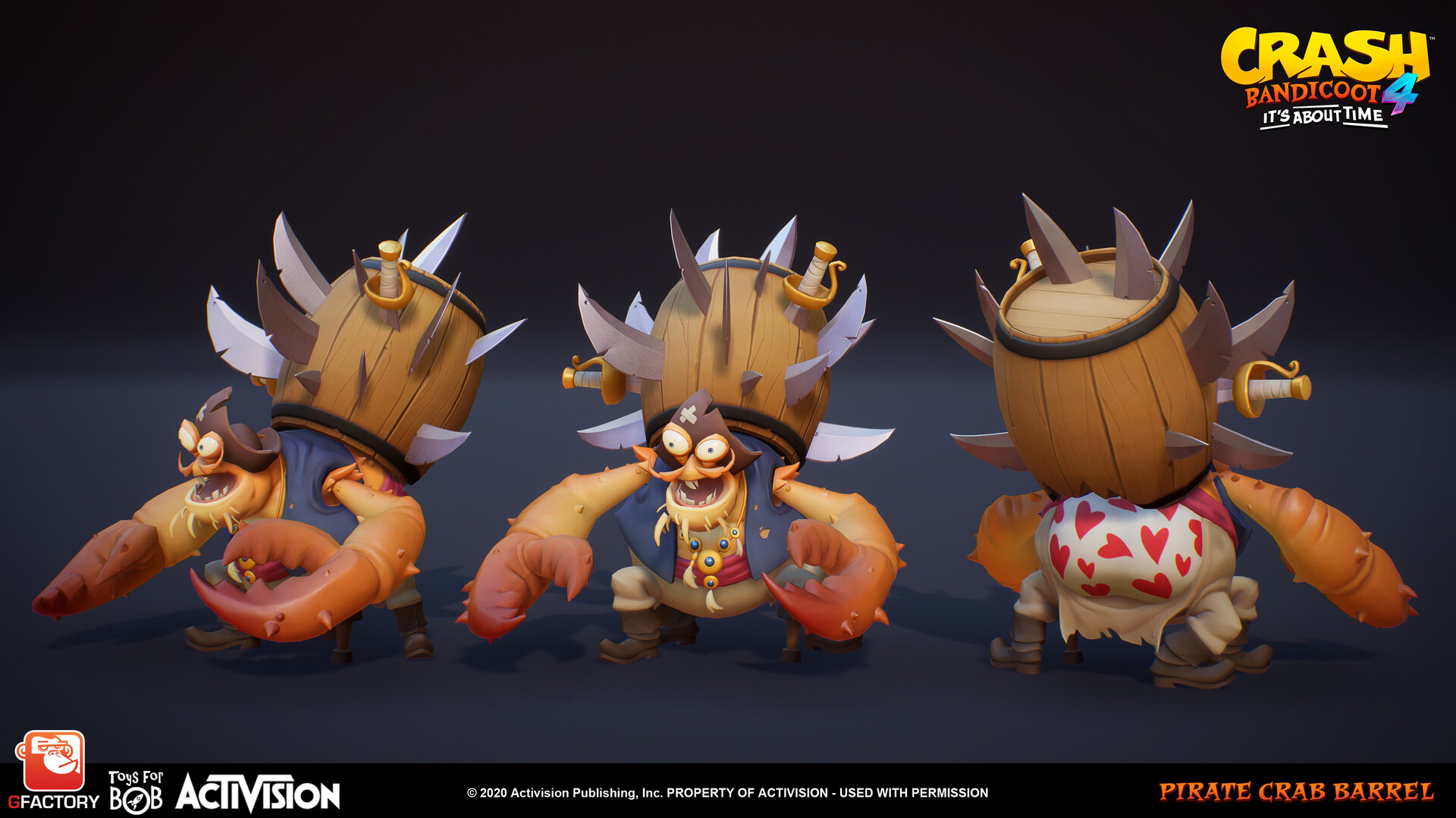 ArtStation - Pirate Crab Barrel