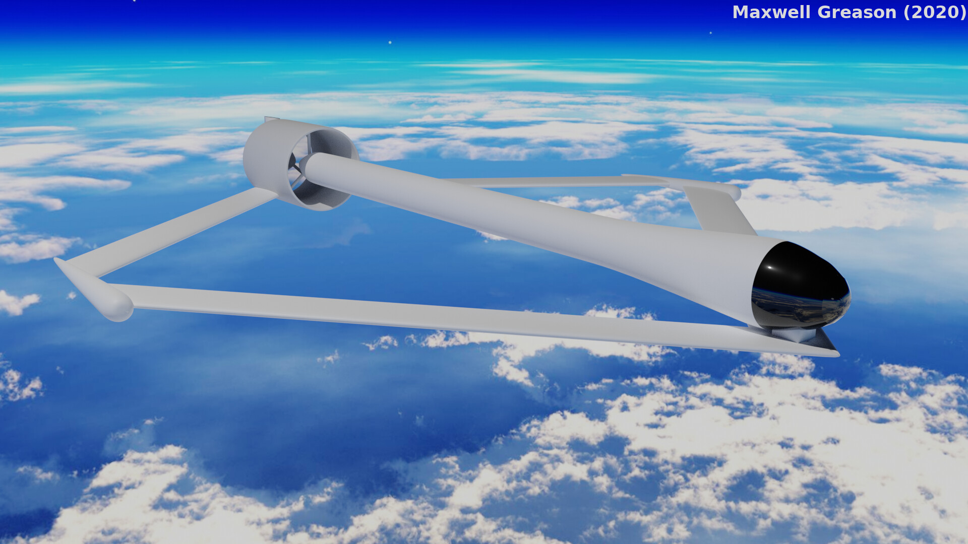 ArtStation - Diagonal Wing Aircraft