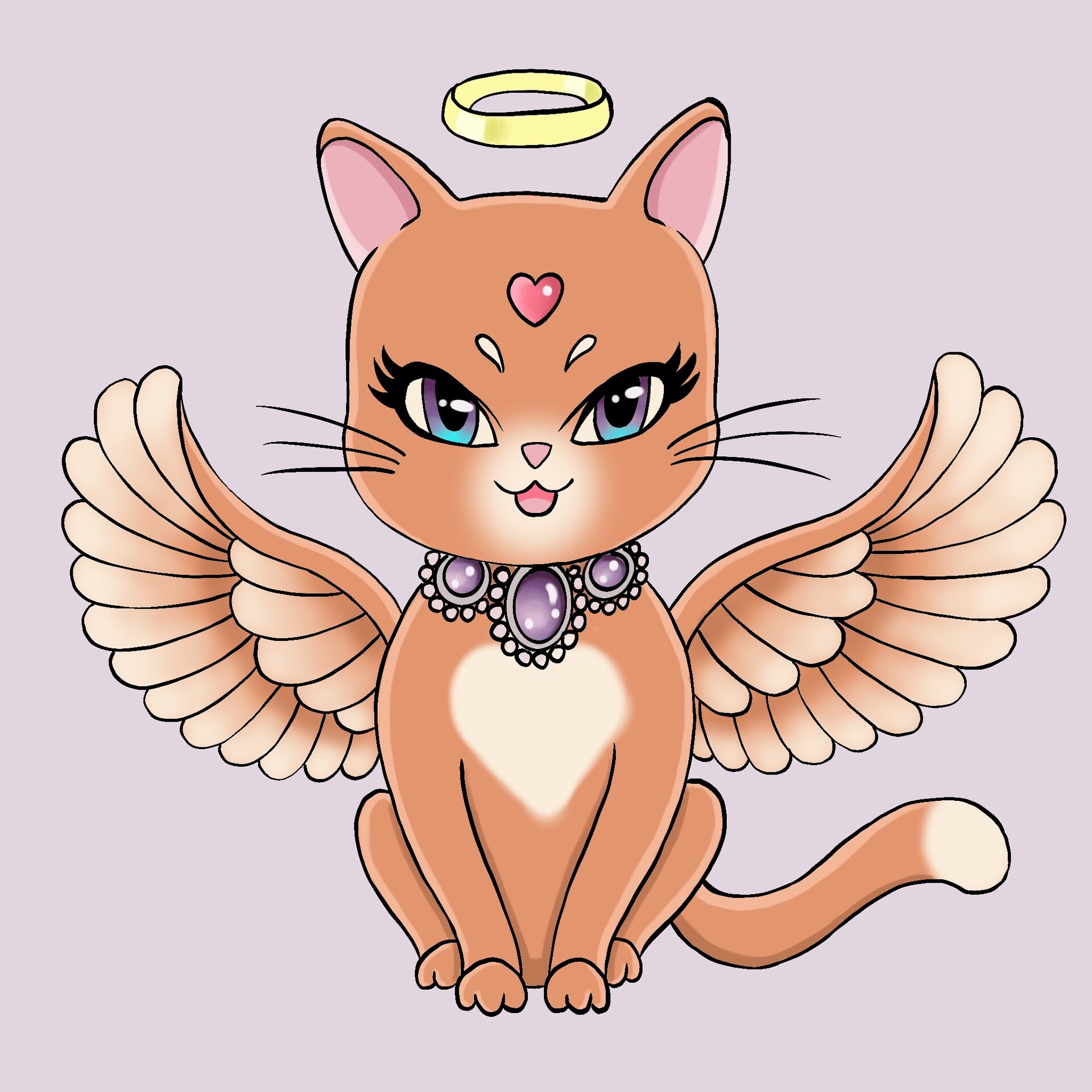 ArtStation - Angel Kitten