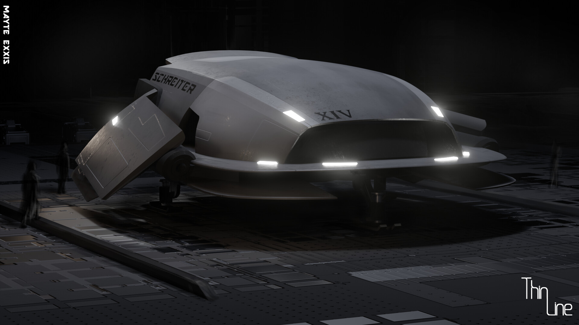 ArtStation - Thin Line: Schreiter ReiseKlasse 6 spacecraft