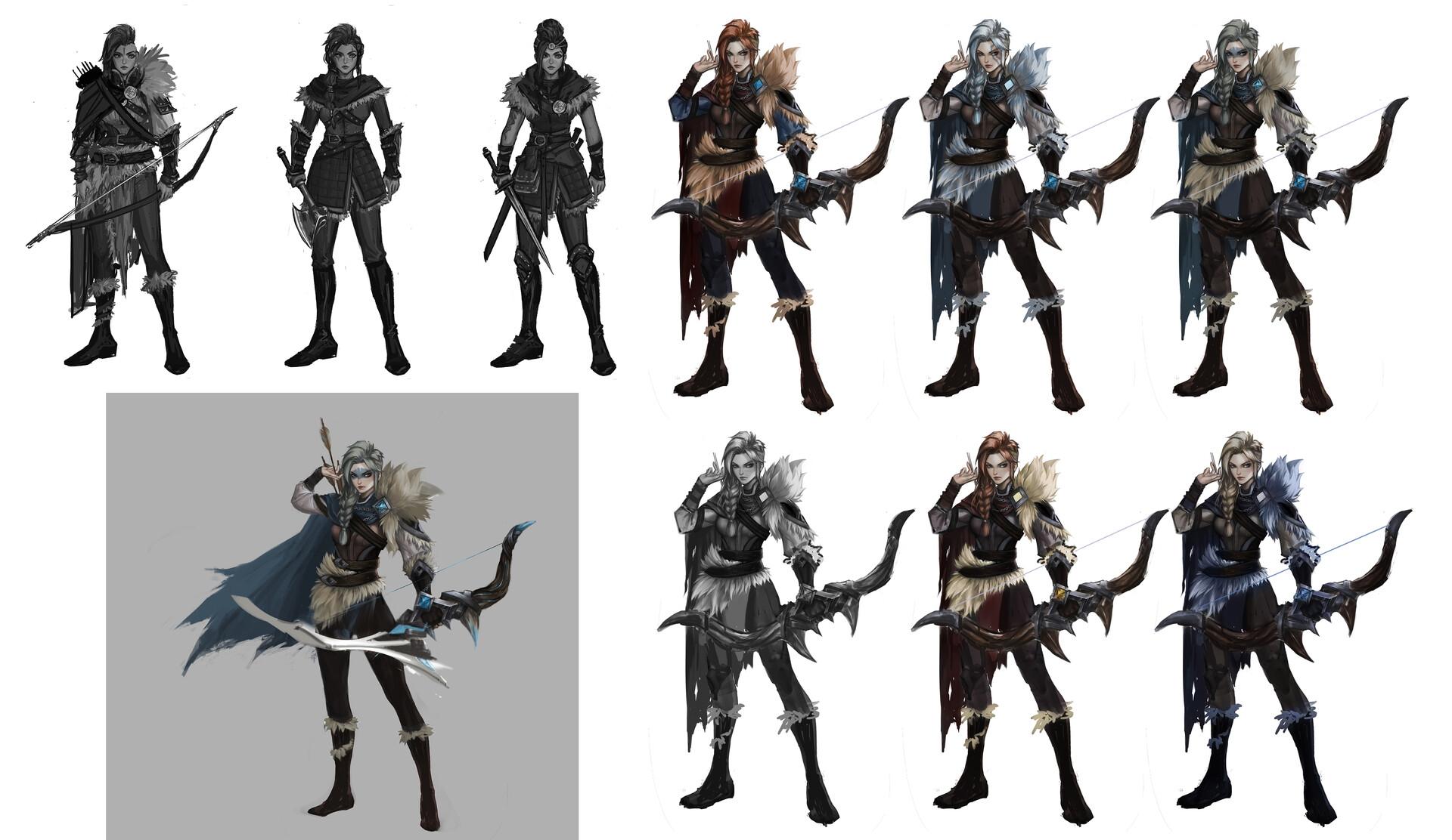 Zhongqi Li - Ice archer Ivar