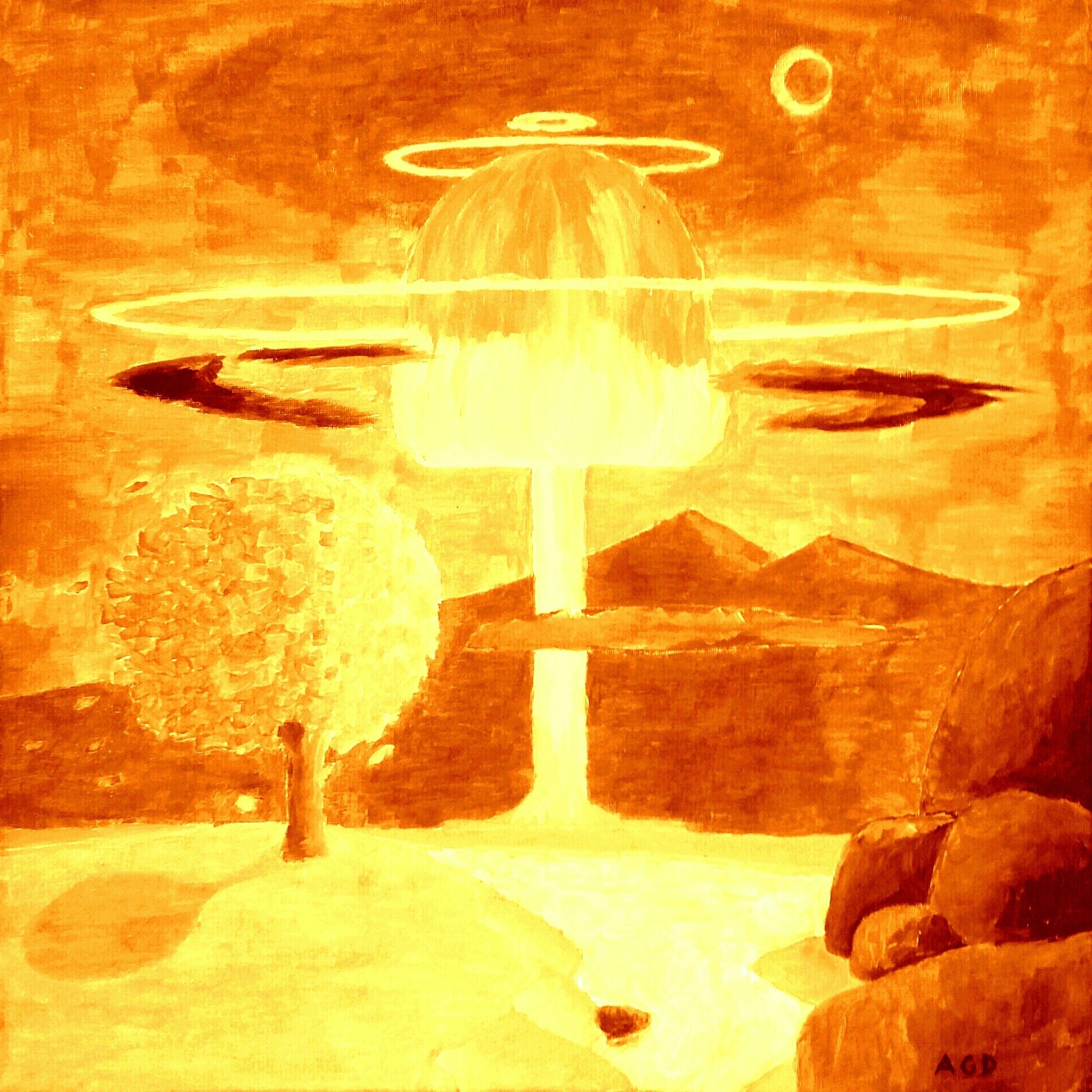 Mushroom Cloud Painting
