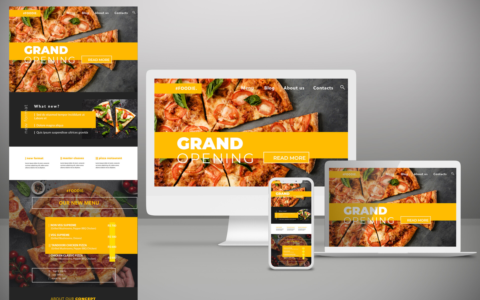 ArtStation - WEBSITE MOCKUP