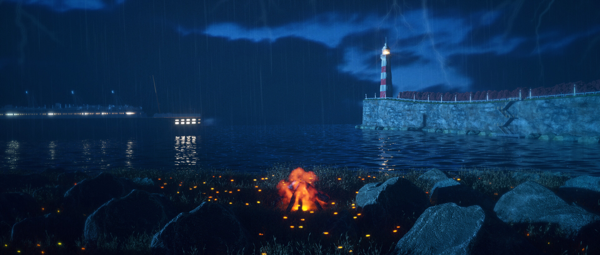 ArtStation - Light and fire