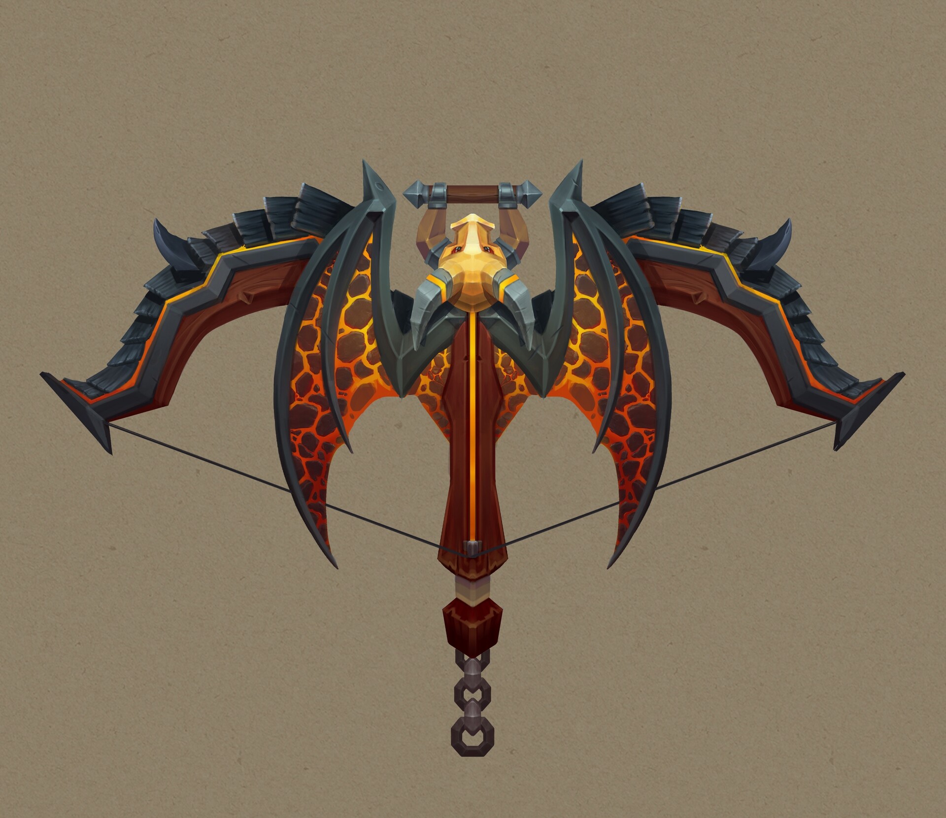 ArtStation - Hand-Paint Crossbow WIP