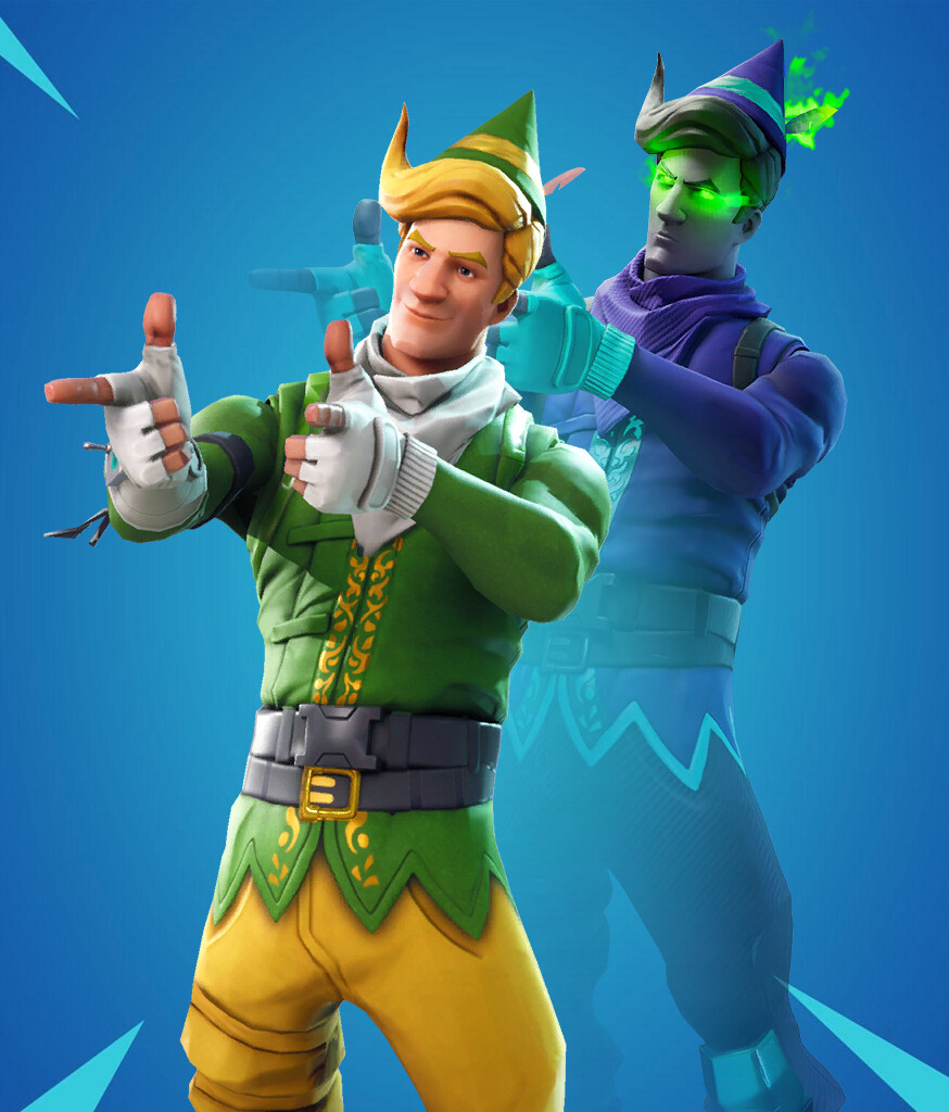 Madeleine Herold - Fortnite - Code Name E.L.F. Mint and his shield