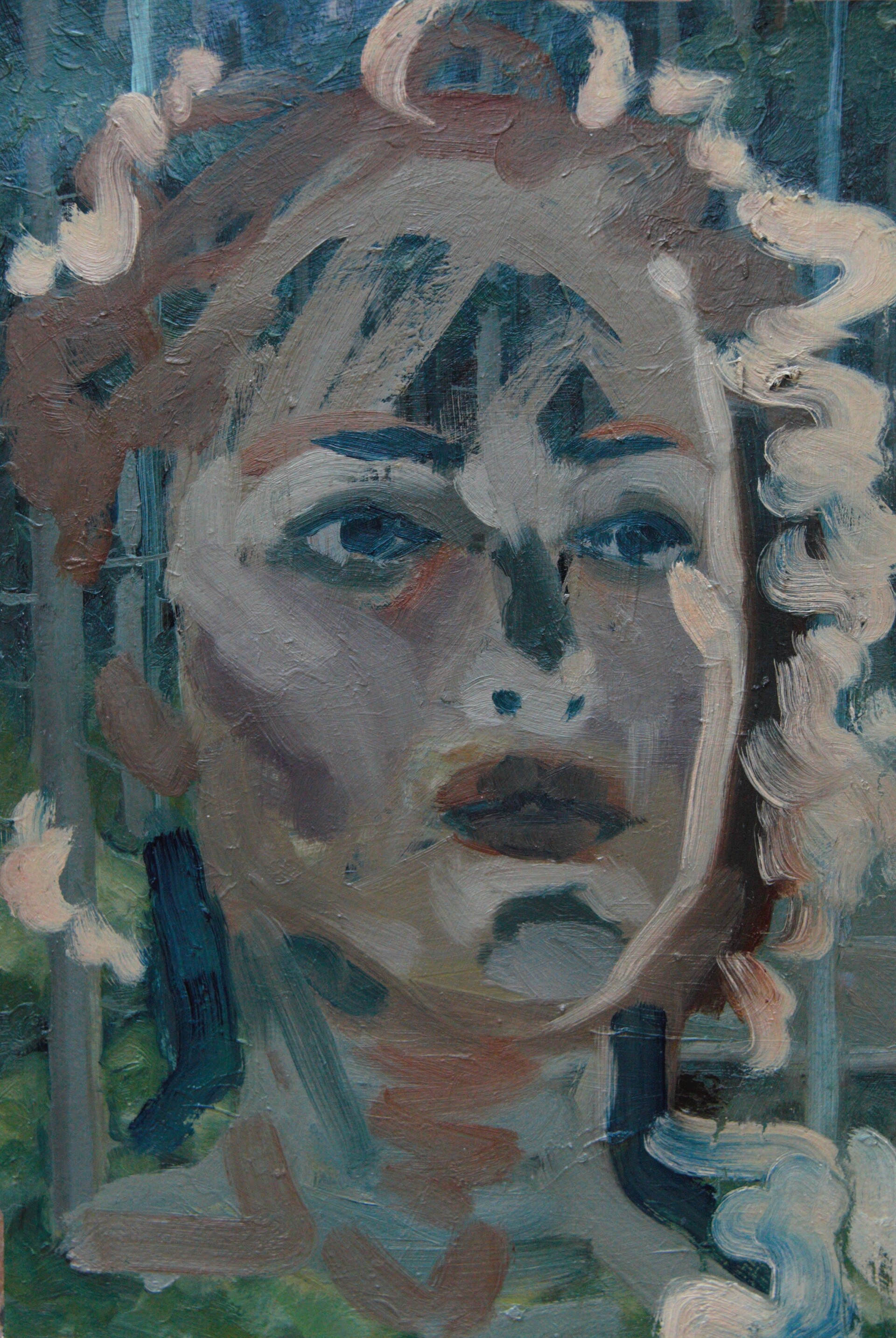 Laetitia Hallen - Faces in Cool Colors