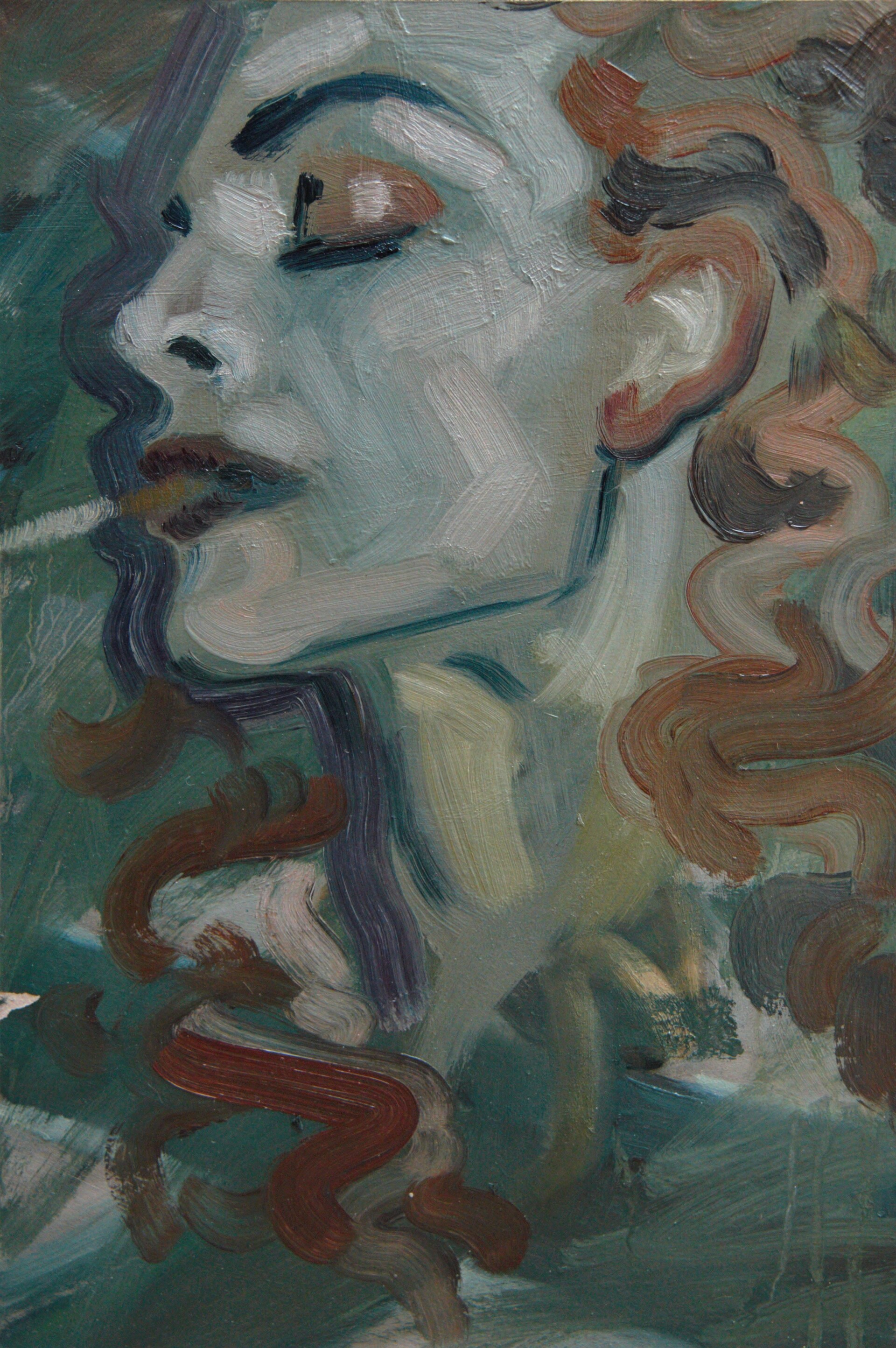 Laetitia Hallen - Faces in Cool Colors