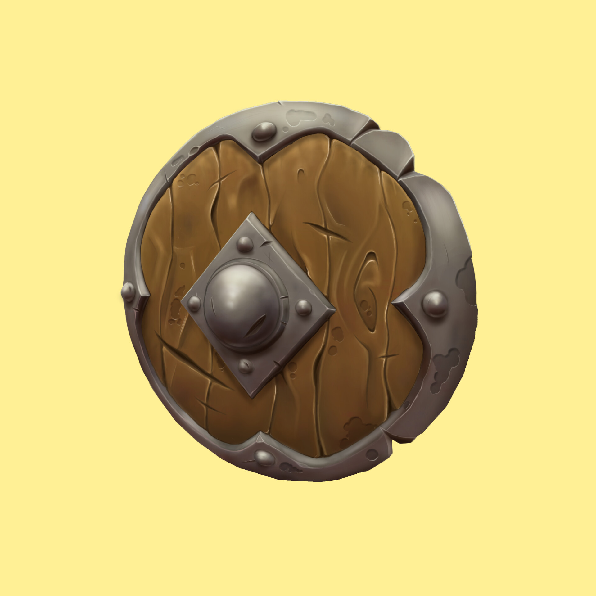ArtStation - Stylized Shield Concept Art