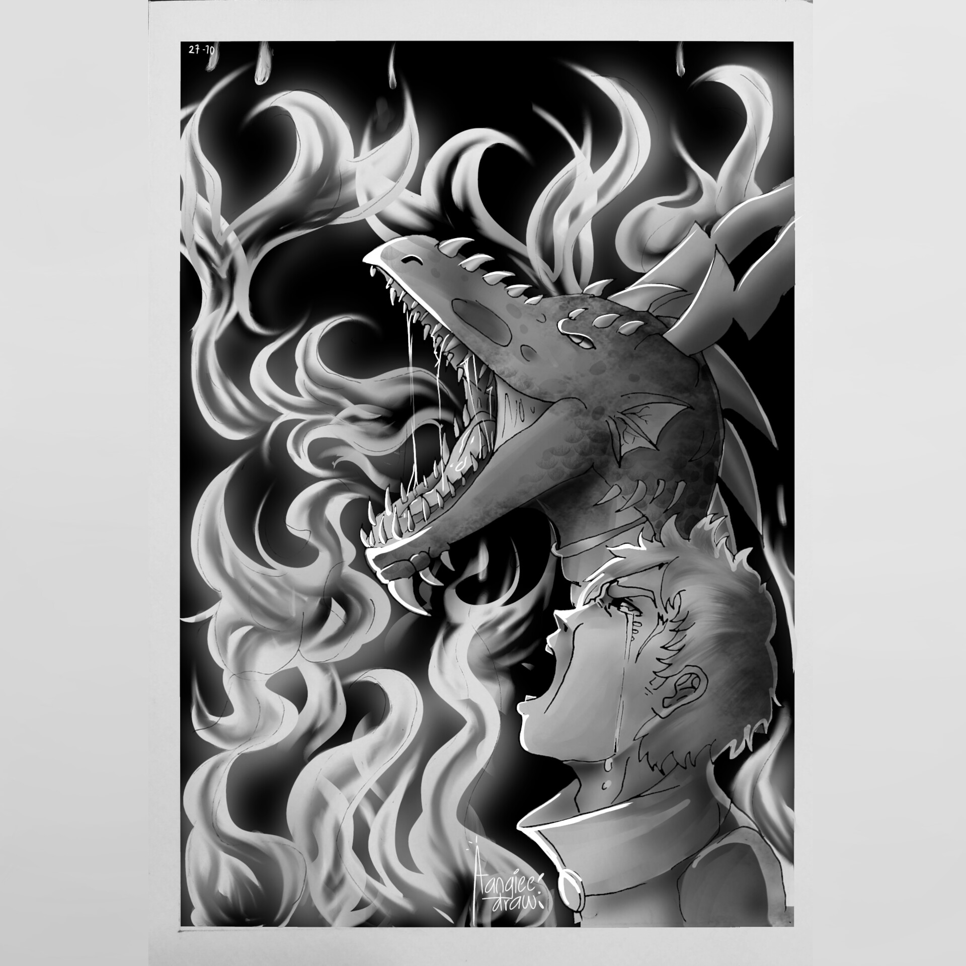 ArtStation - Progreso drawtober "Furia" (2016-2020)