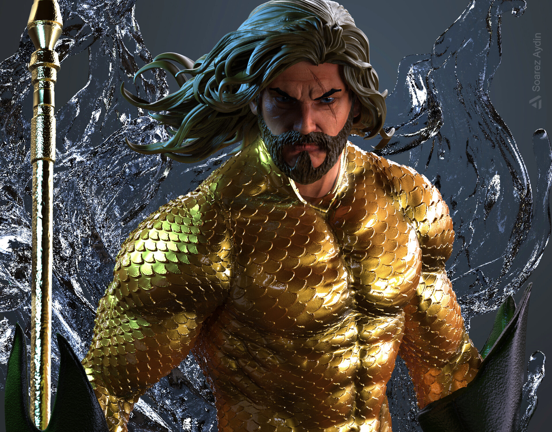 ArtStation - AQUAMAN - 3D PRINT