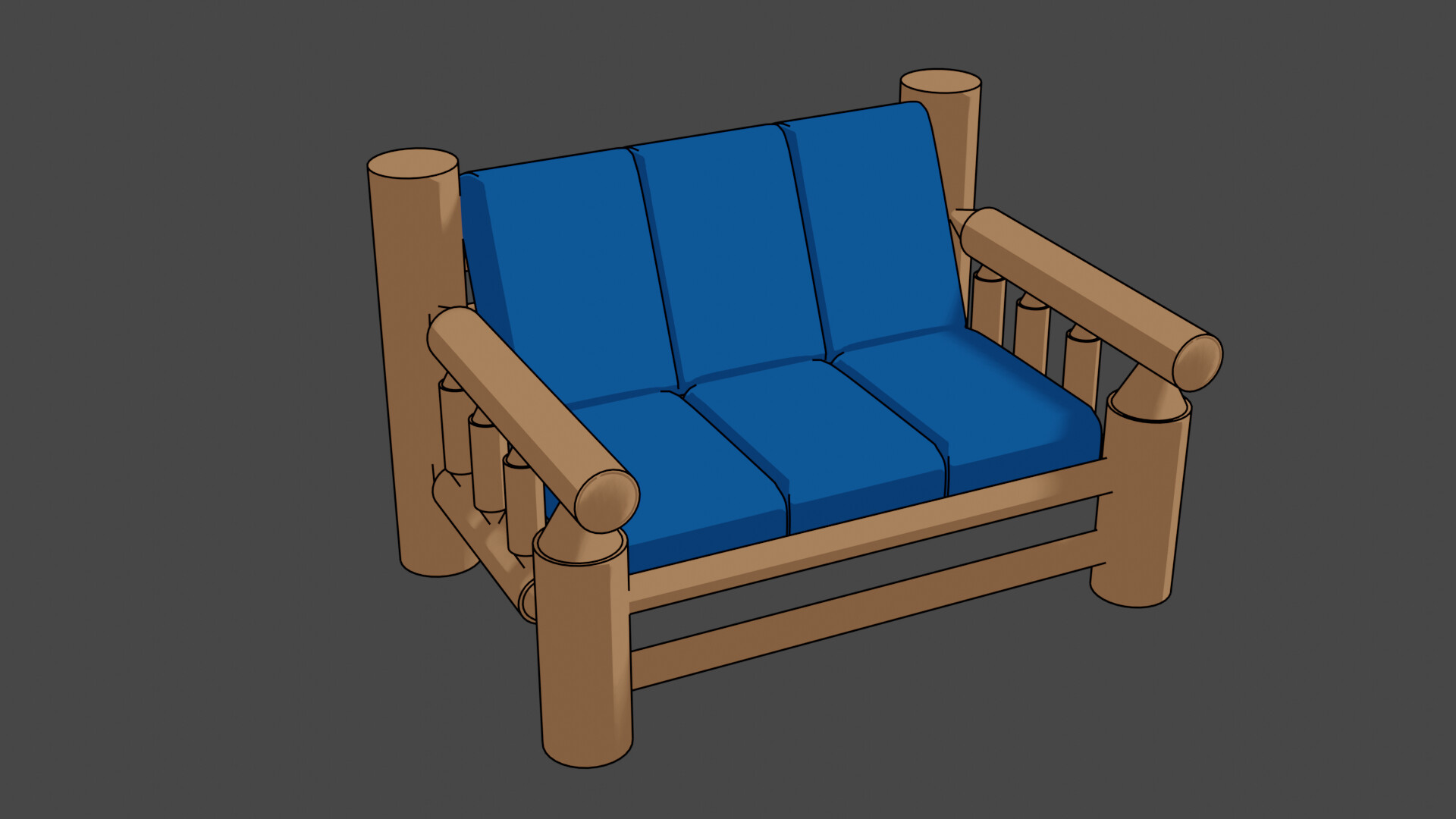 ArtStation - Cel shaded Cabin Props