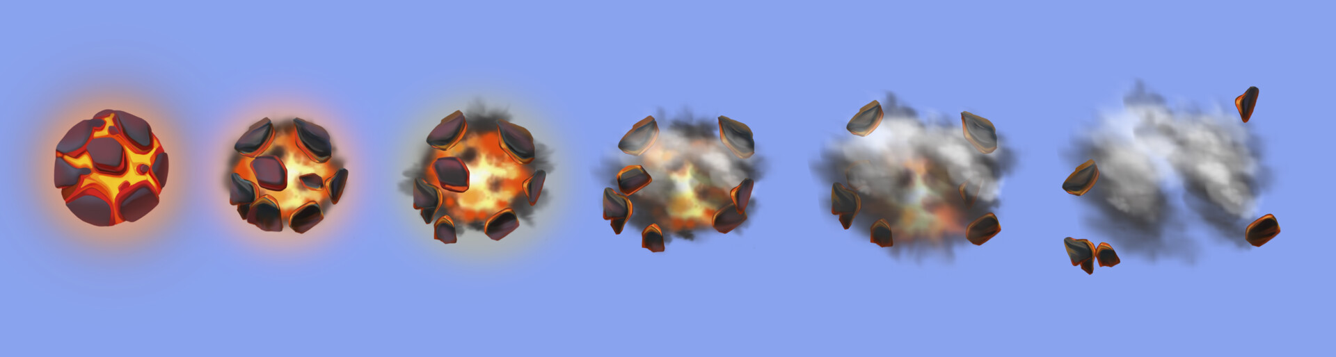 ArtStation - Meteorite explosion