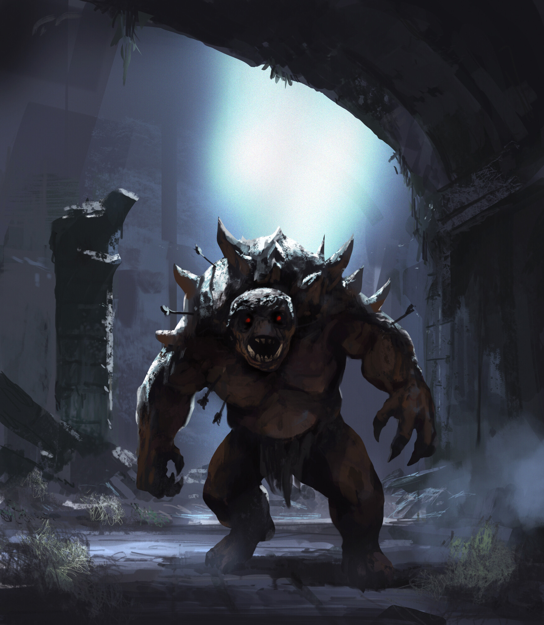 ArtStation - Cave Troll-
