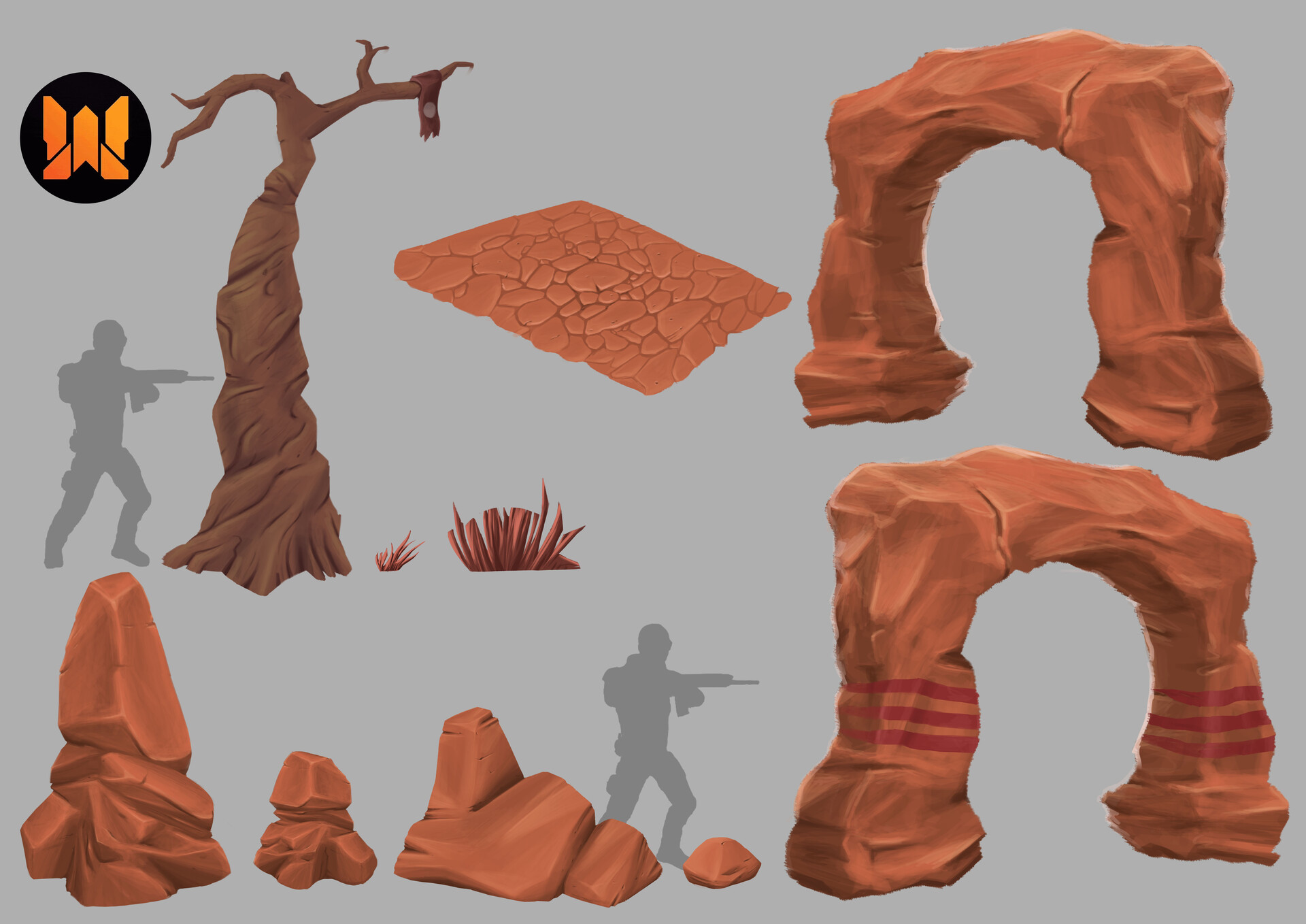 ArtStation - OUTDOOR PROPS (WIA)