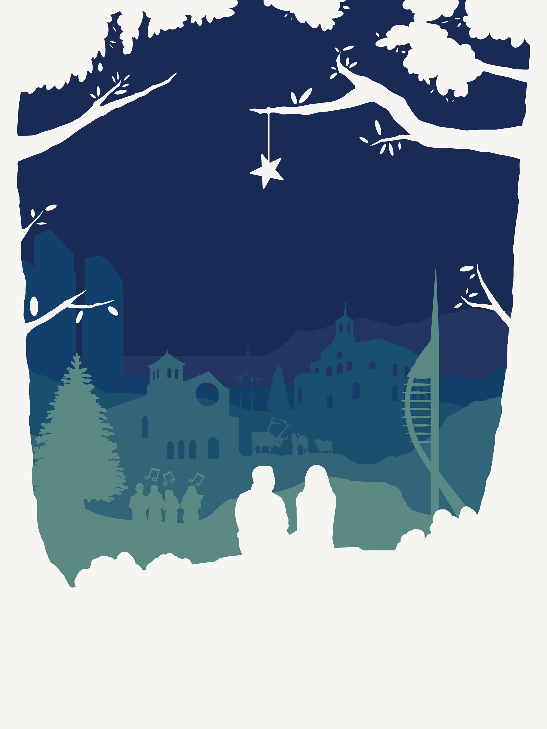 ArtStation - Christmas poster design