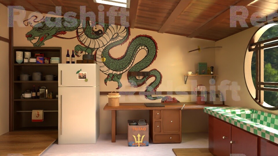 ArtStation - WIP Kitchen