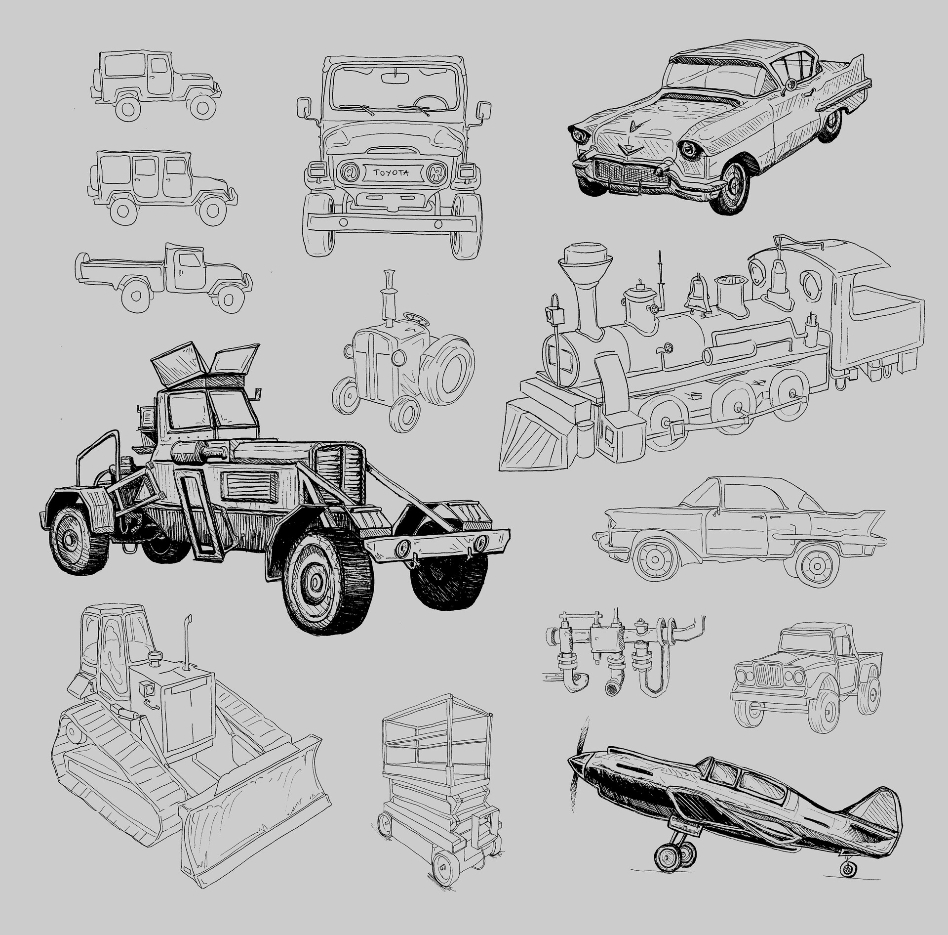 ArtStation - vehicle studies