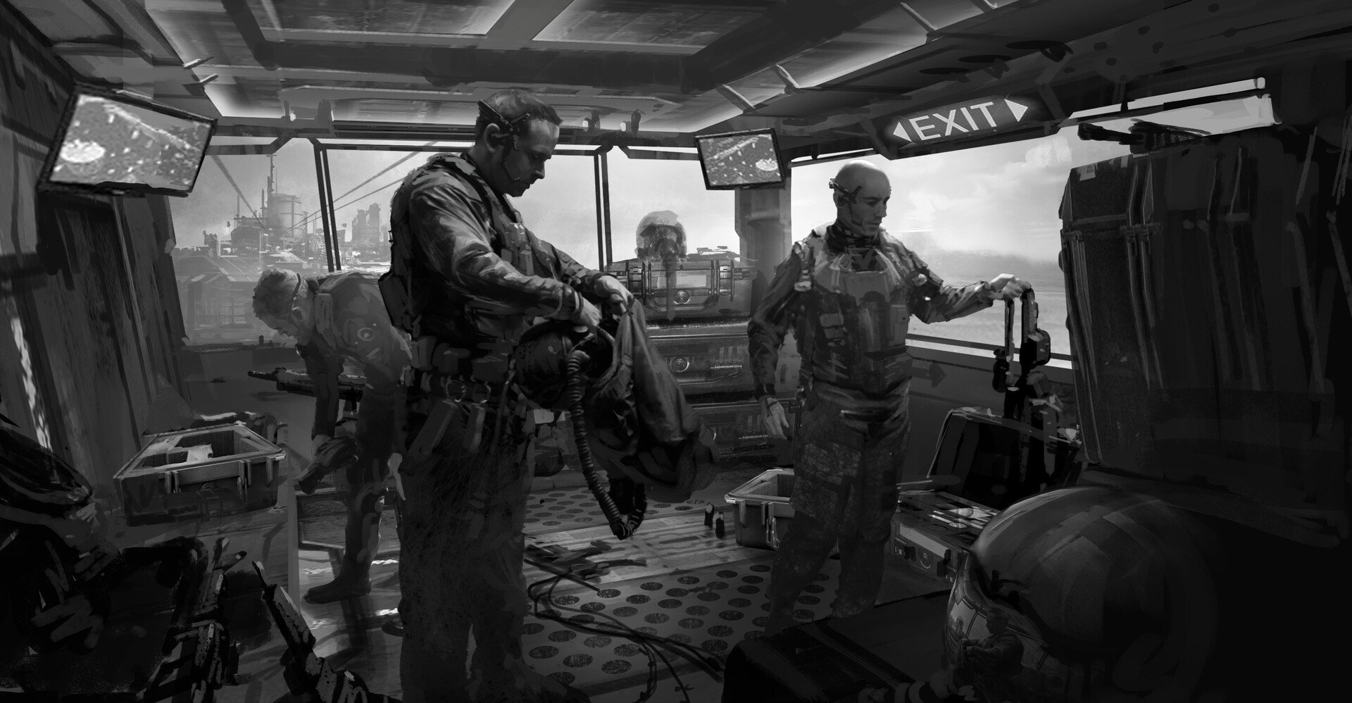 ArtStation - Keyframe Concept for a Preparation Sequence done for the ...