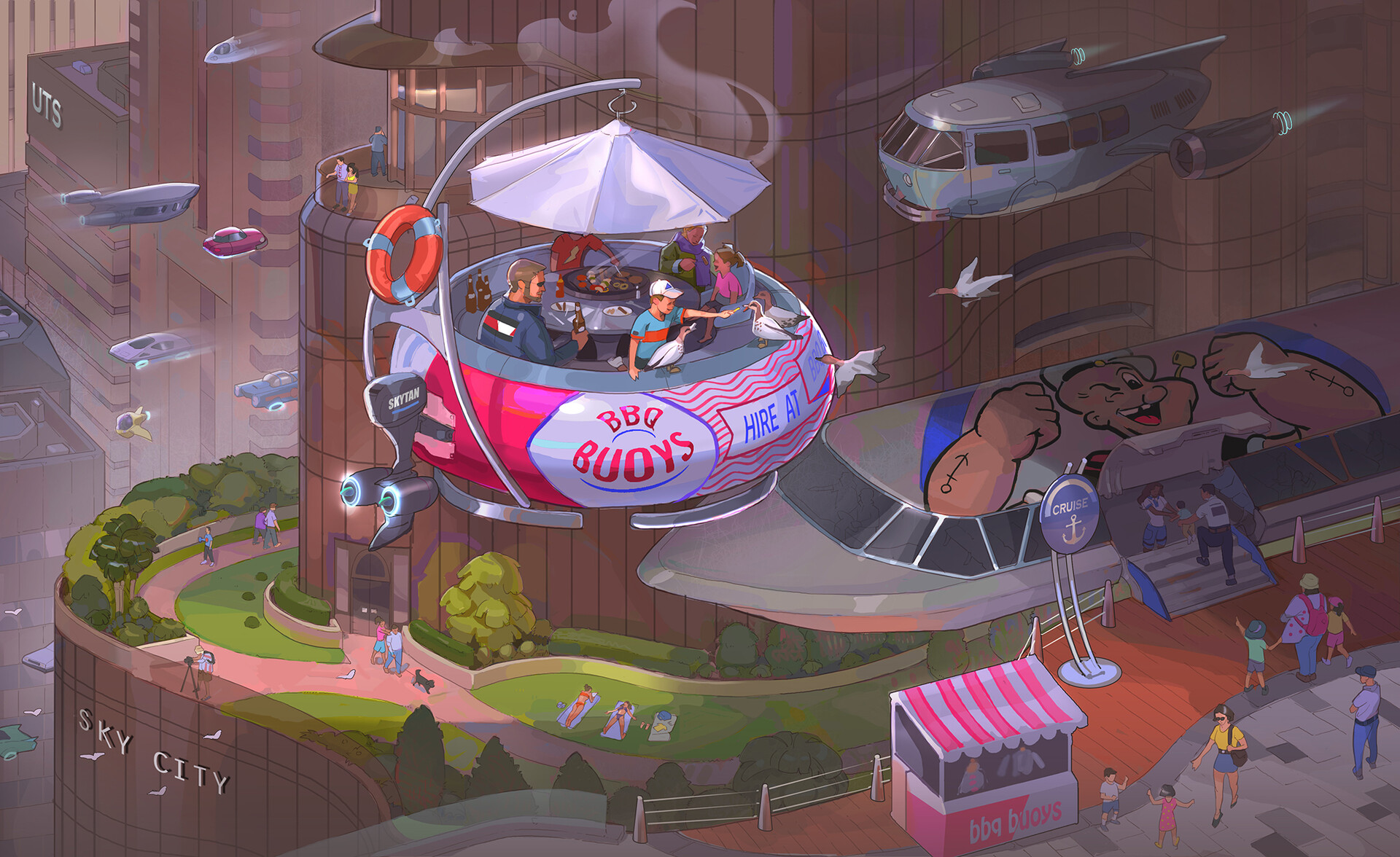 ArtStation - Sky City