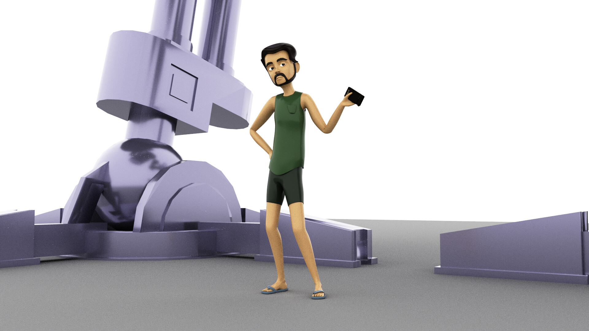 ArtStation - Rigging Assignment 02: Full body character + 2 props